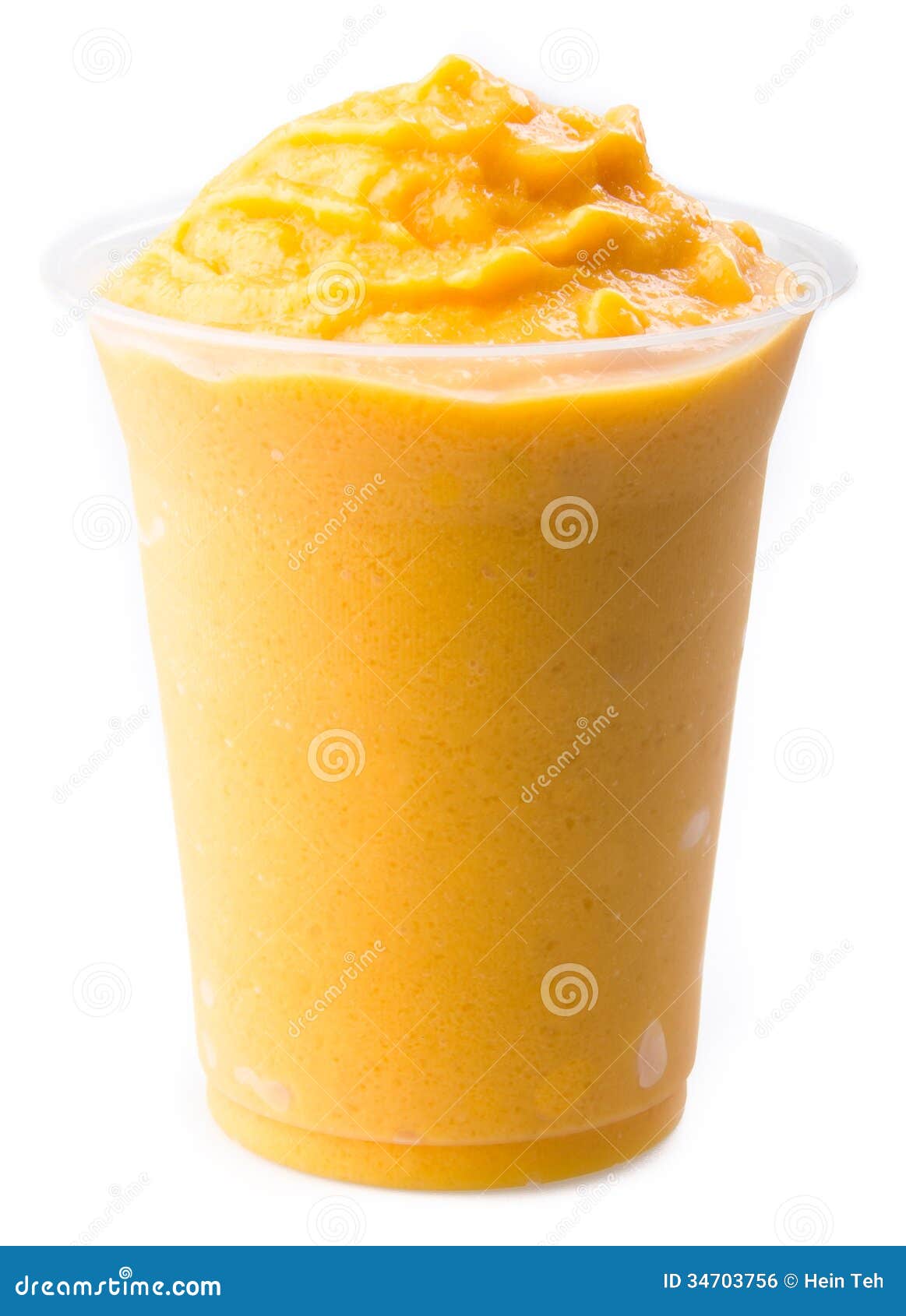 Mango Yogurt, Milk Shake Isolated on White Stock Photo - Image of mango ...
