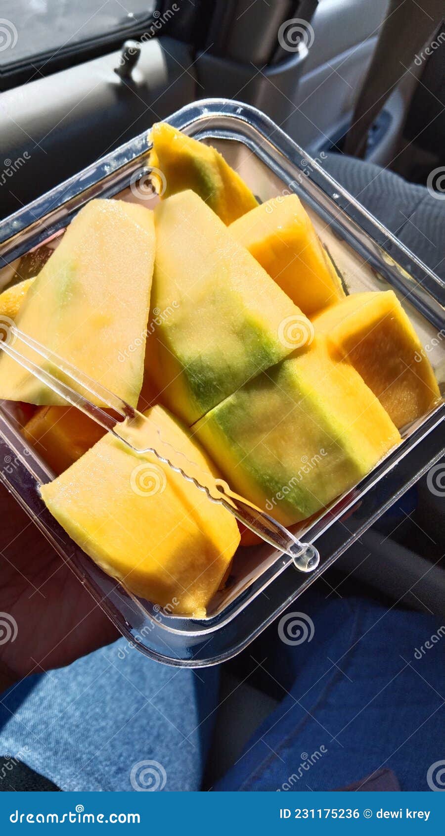 Mangoes breakfast box stock photo. Image of strawberry - 231175236