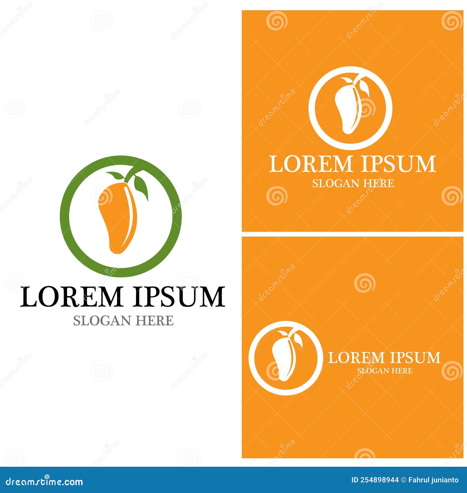 Mangoes Icon and Symbol Vector Template Stock Illustration ...