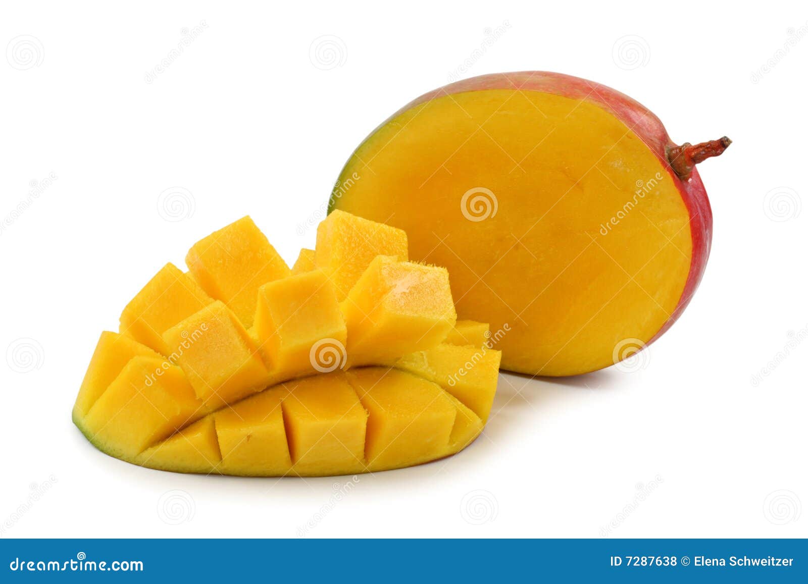 Mangofrucht stockfoto. Bild von teil, horizontal, studio - 7287638