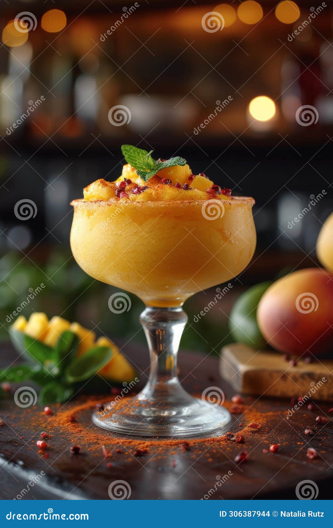 Mangonada A Frozen Cocktail Featuring Mango Sherbet Mexican Chamoy