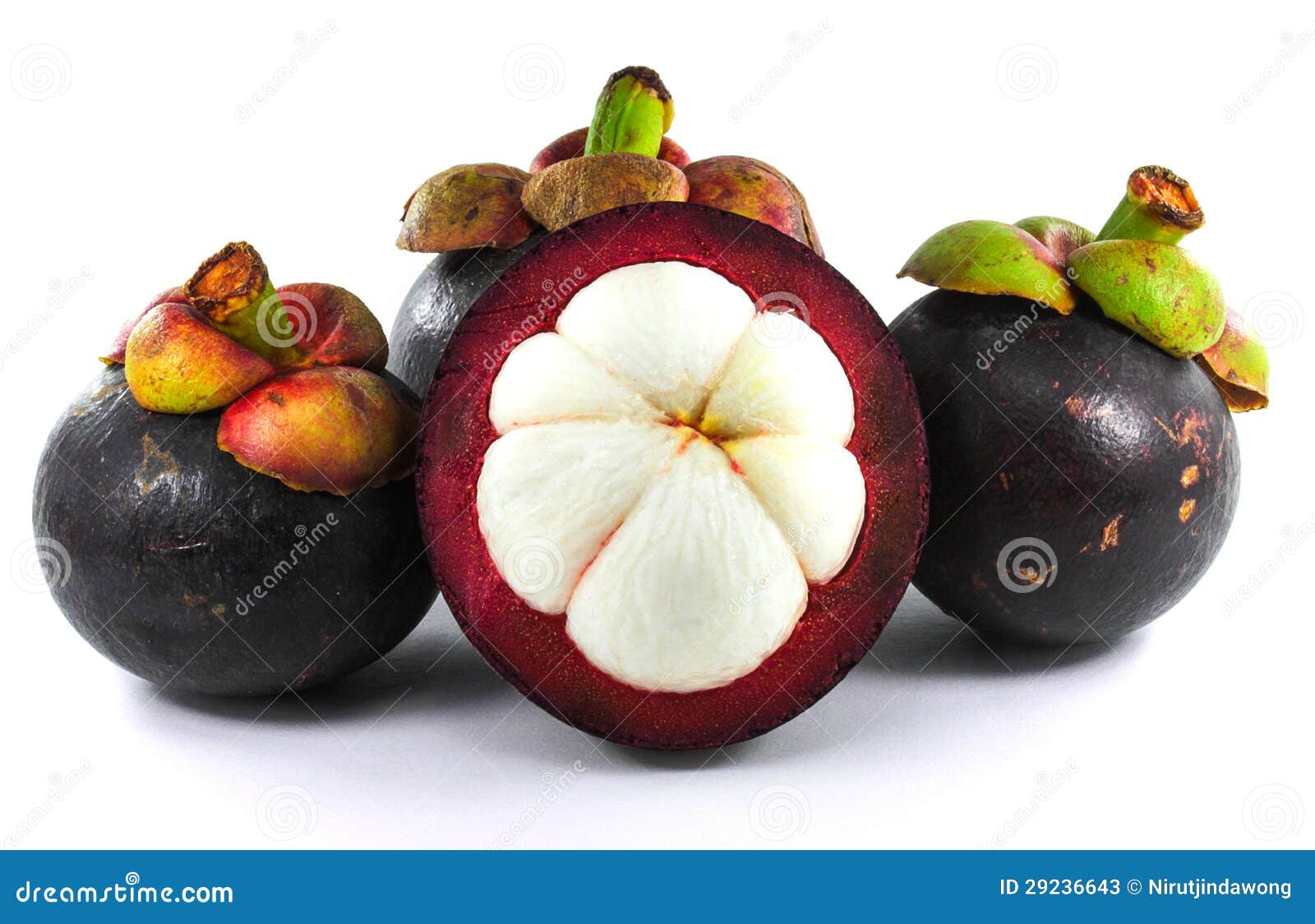 Mangostanes imagen de archivo. Imagen de frescura, frutas - 29236643