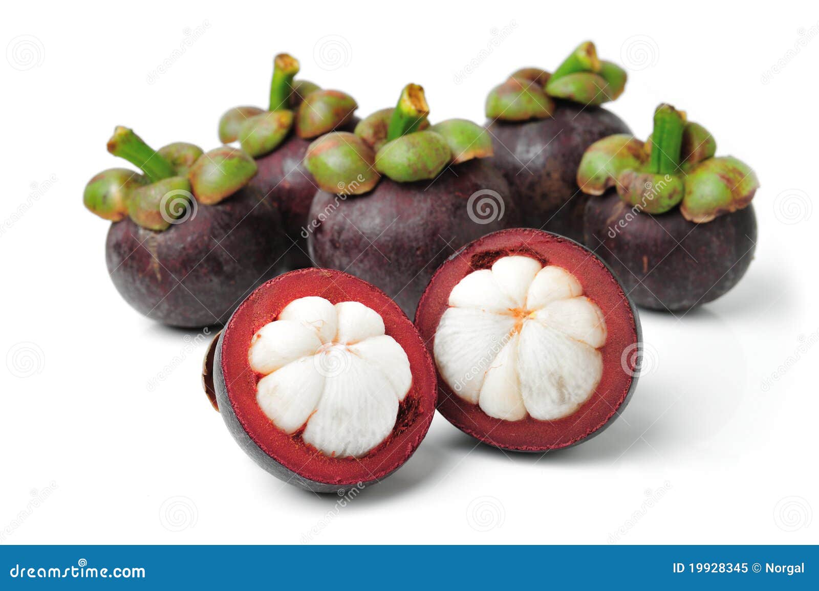 Mangosteen stock image. Image of sweet, fruit, rural - 19928345