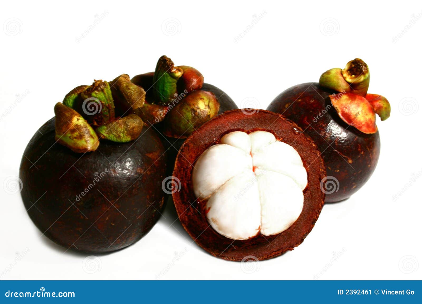 Mangosteen stock image. Image of maroon, fruit, fresh - 2392461