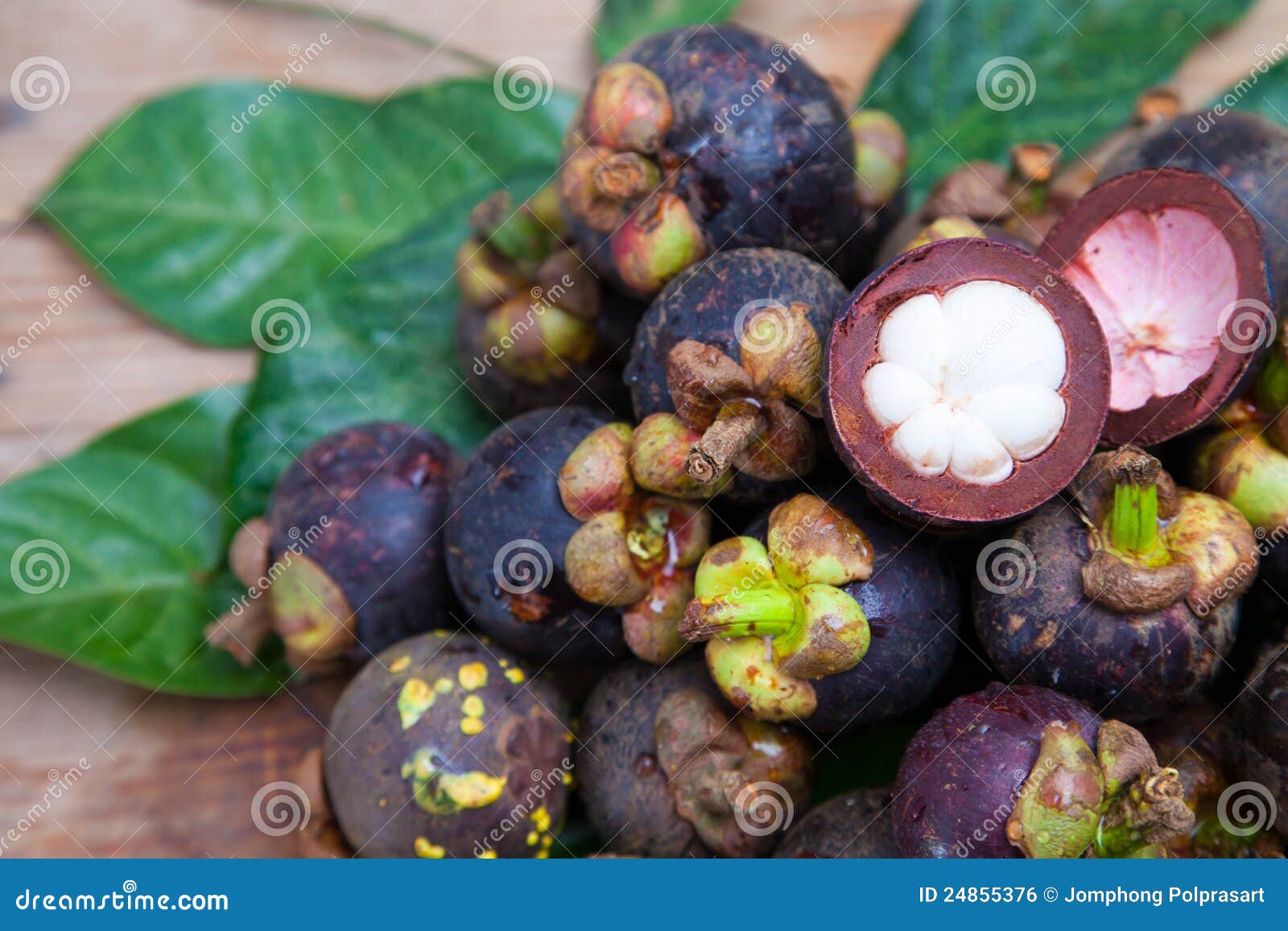 Mangosteen stock photo. Image of juicy, colorful, green - 24855376