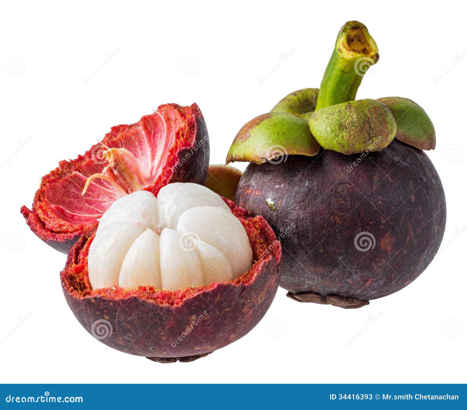Mangosteen stock image. Image of fruit, juicy, asia, dessert - 34416393