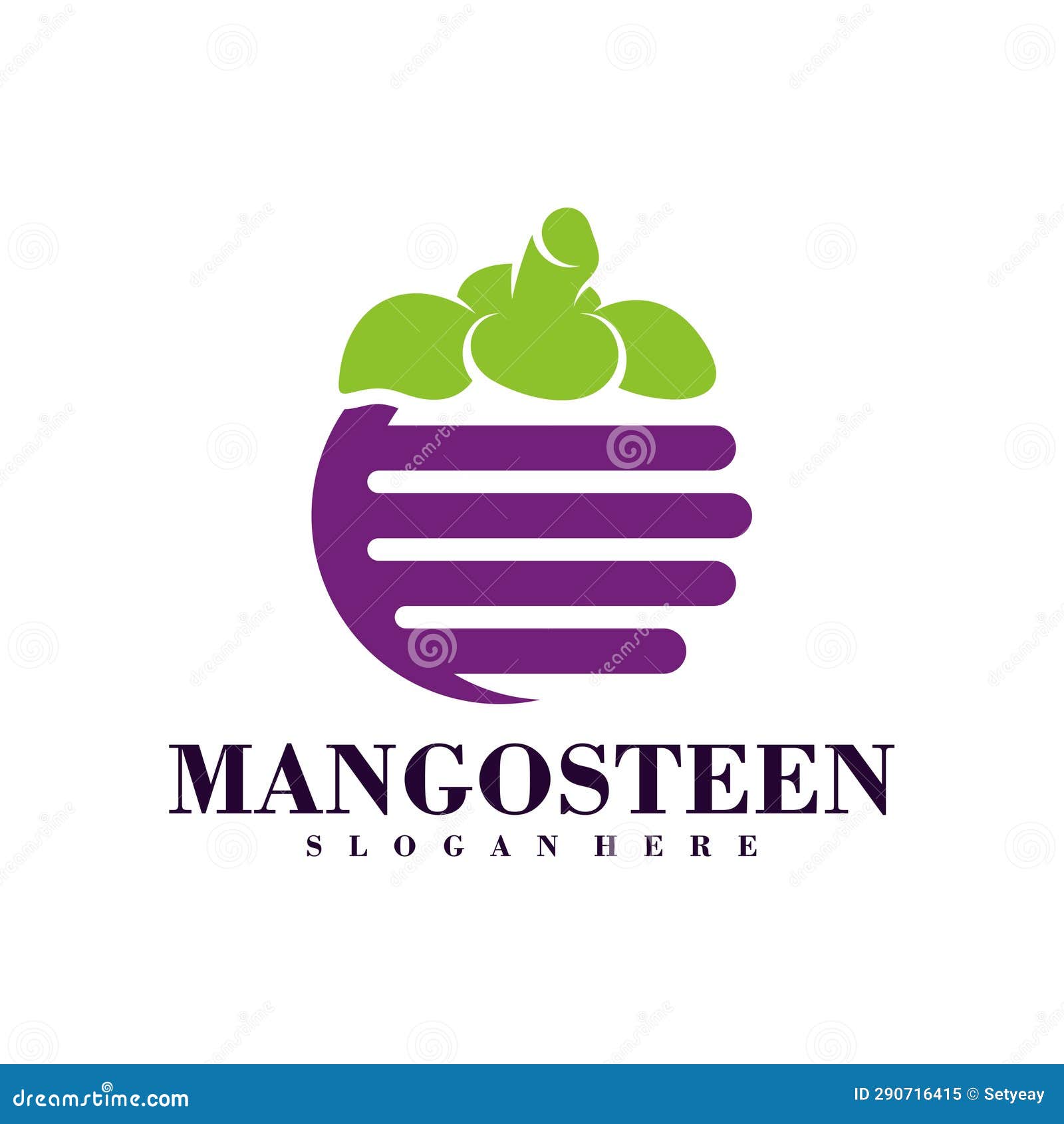 Mangosteen Logo Design Template. Creative Mangosteen Logo Vector ...