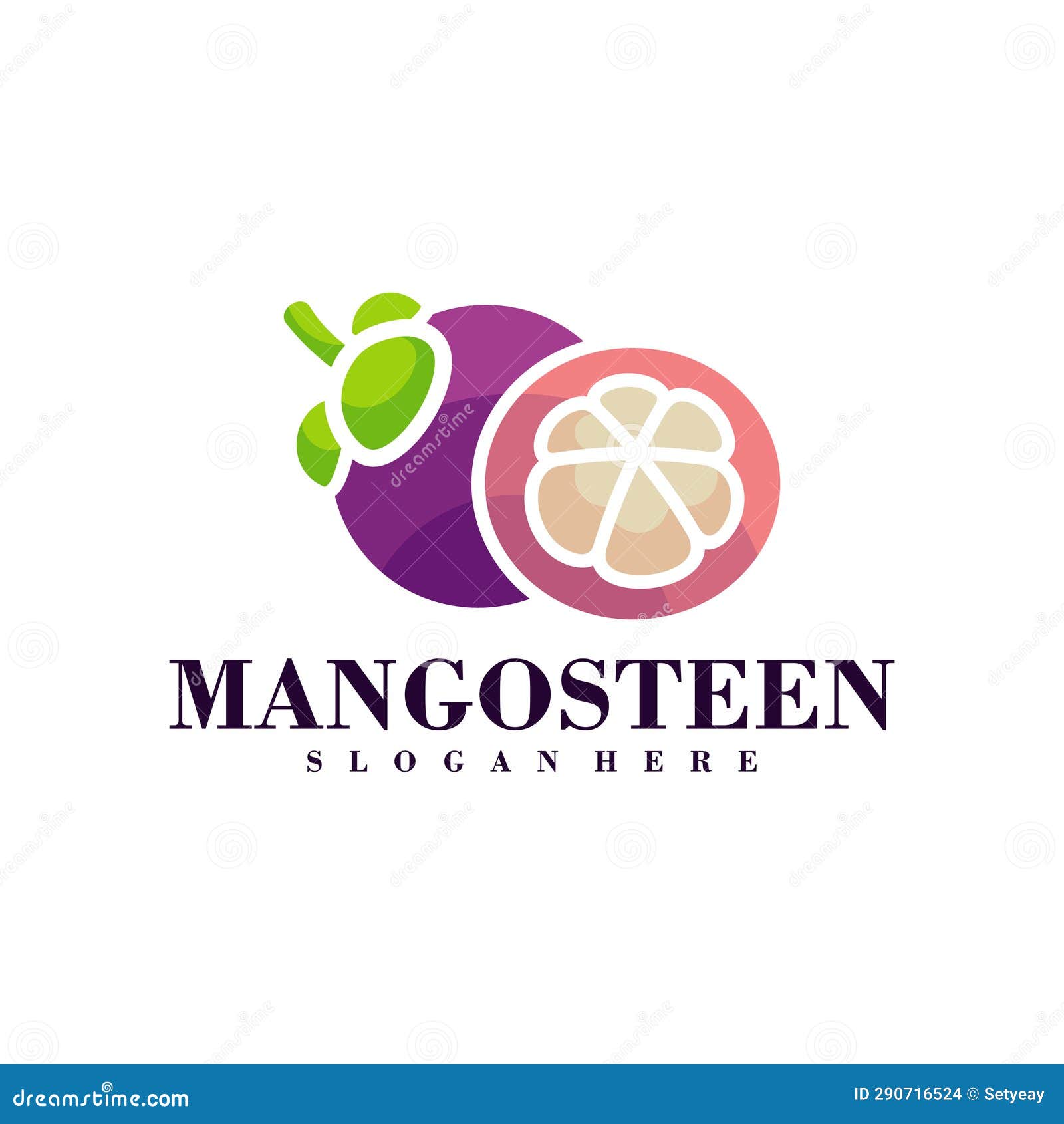 Mangosteen Logo Design Template. Creative Mangosteen Logo Vector ...