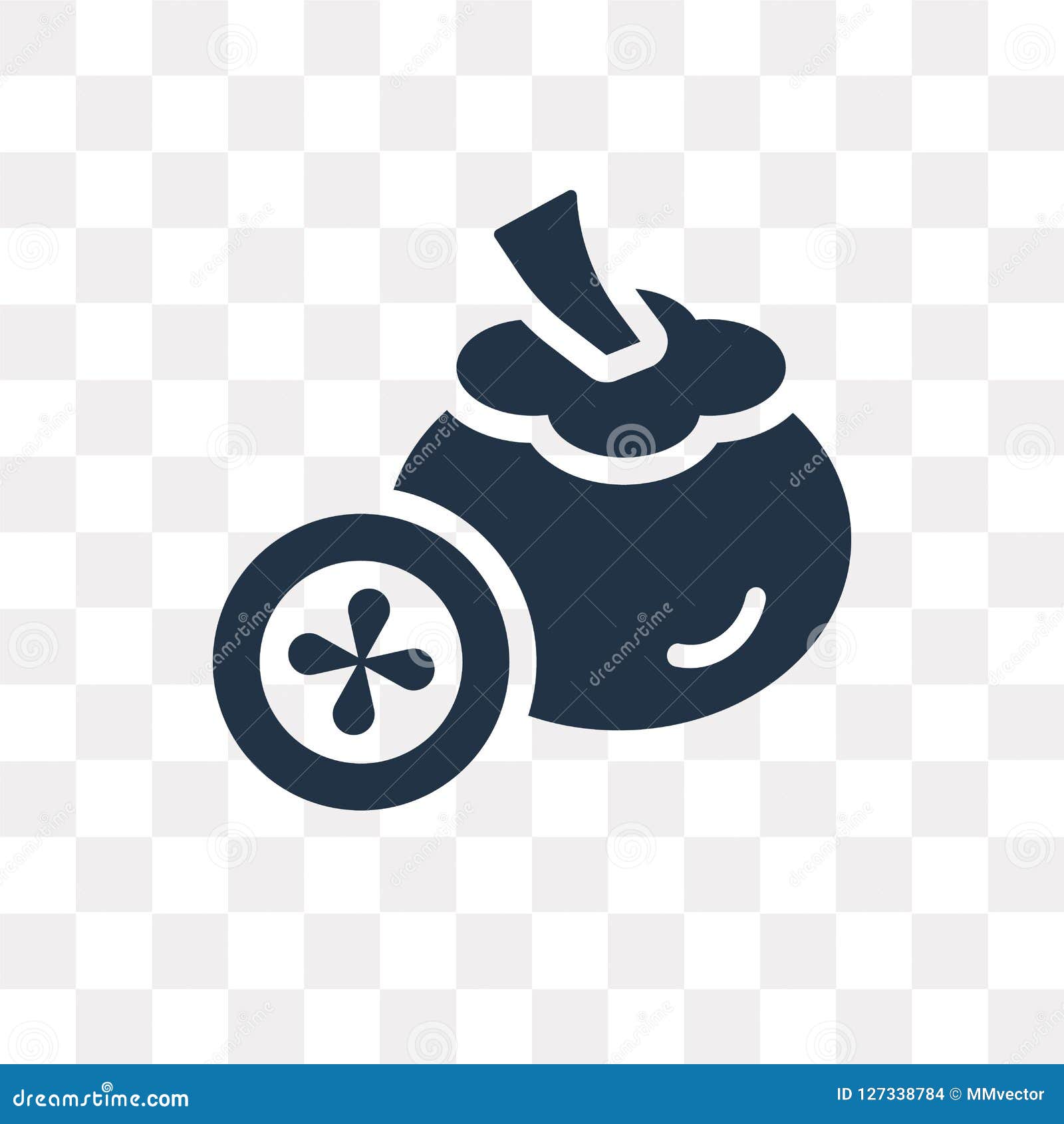 Cutted Mango Icon, Realistic Style Vector Illustration | CartoonDealer ...