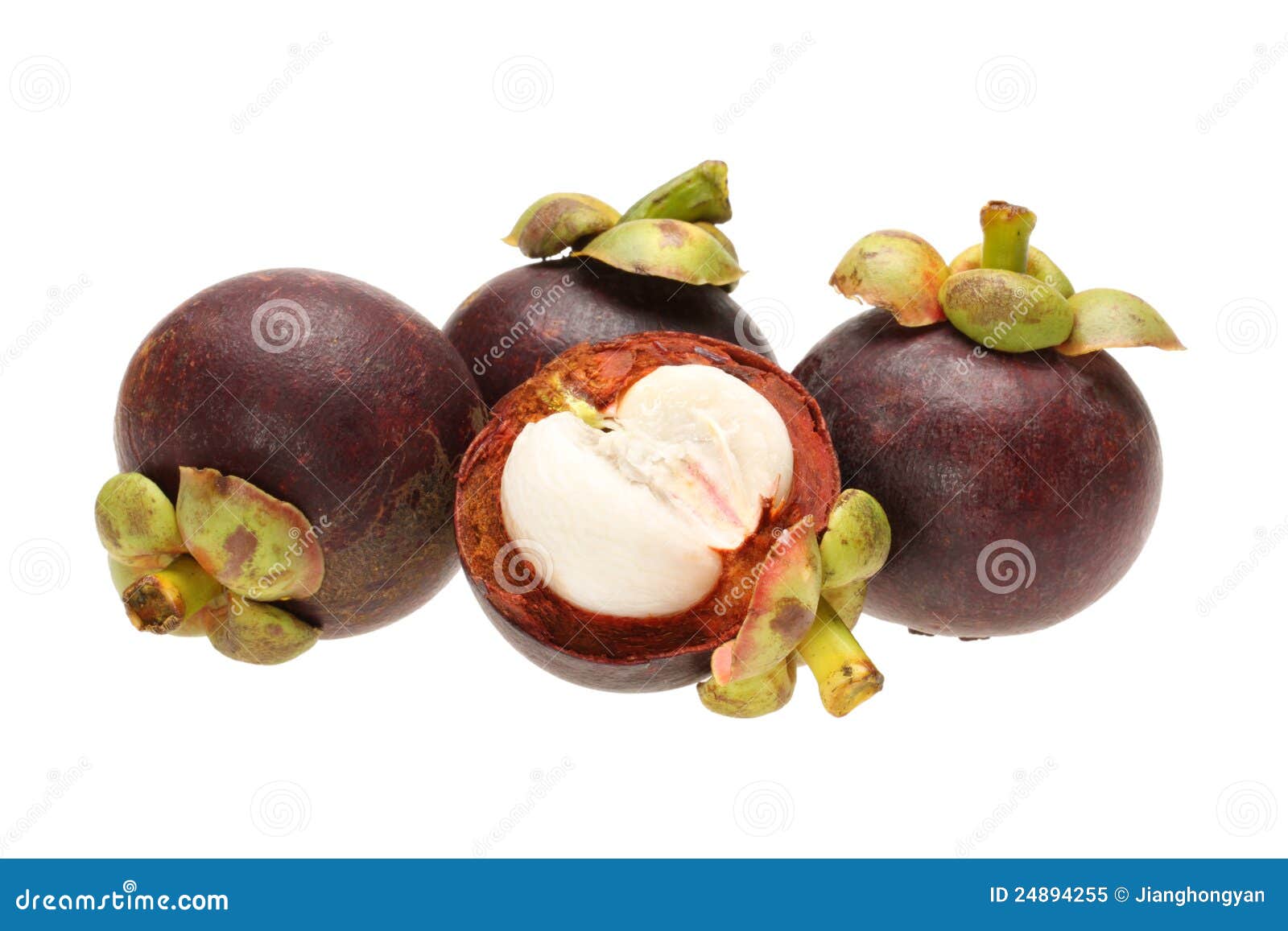 Mangosteens stock image. Image of fruit, mangosteen, gourmet - 24894255