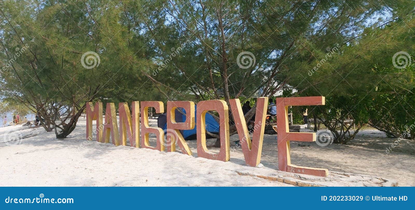 Mangrove Beach Medan Indonesia Stock Image - Image of leisure ...