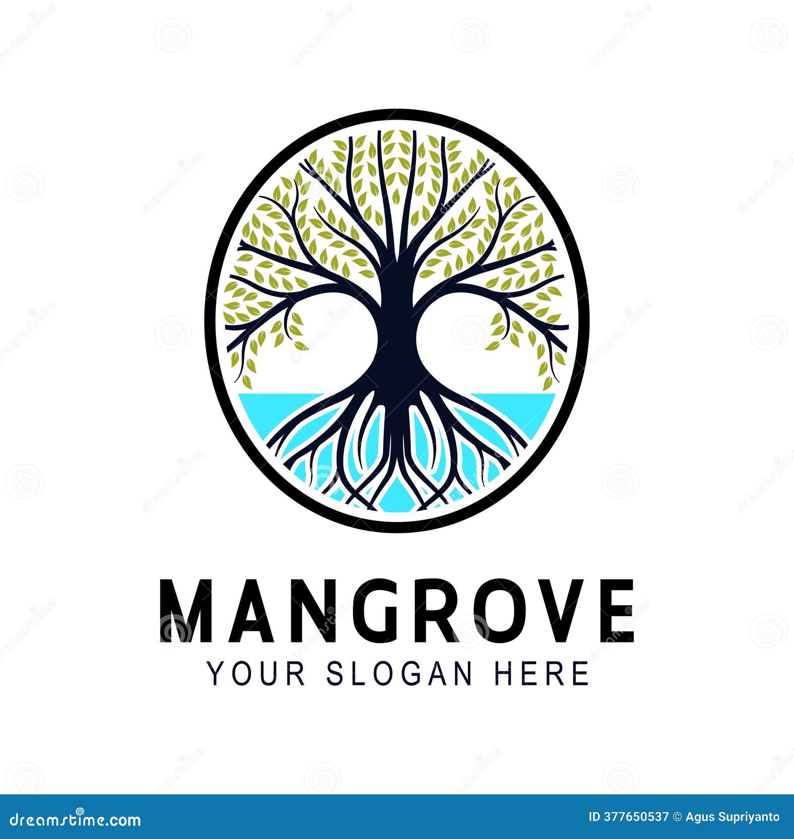 Mangrove Tree Icon Doodle Illustration Cartoon Vector | CartoonDealer ...
