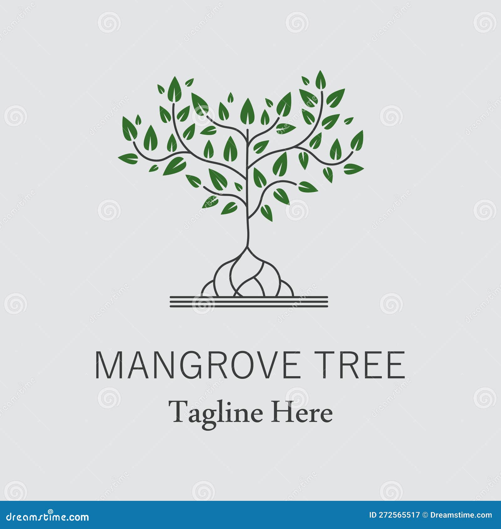 Mangrove Tree Logo Icon Vector Design Illustration Stock Vector ...