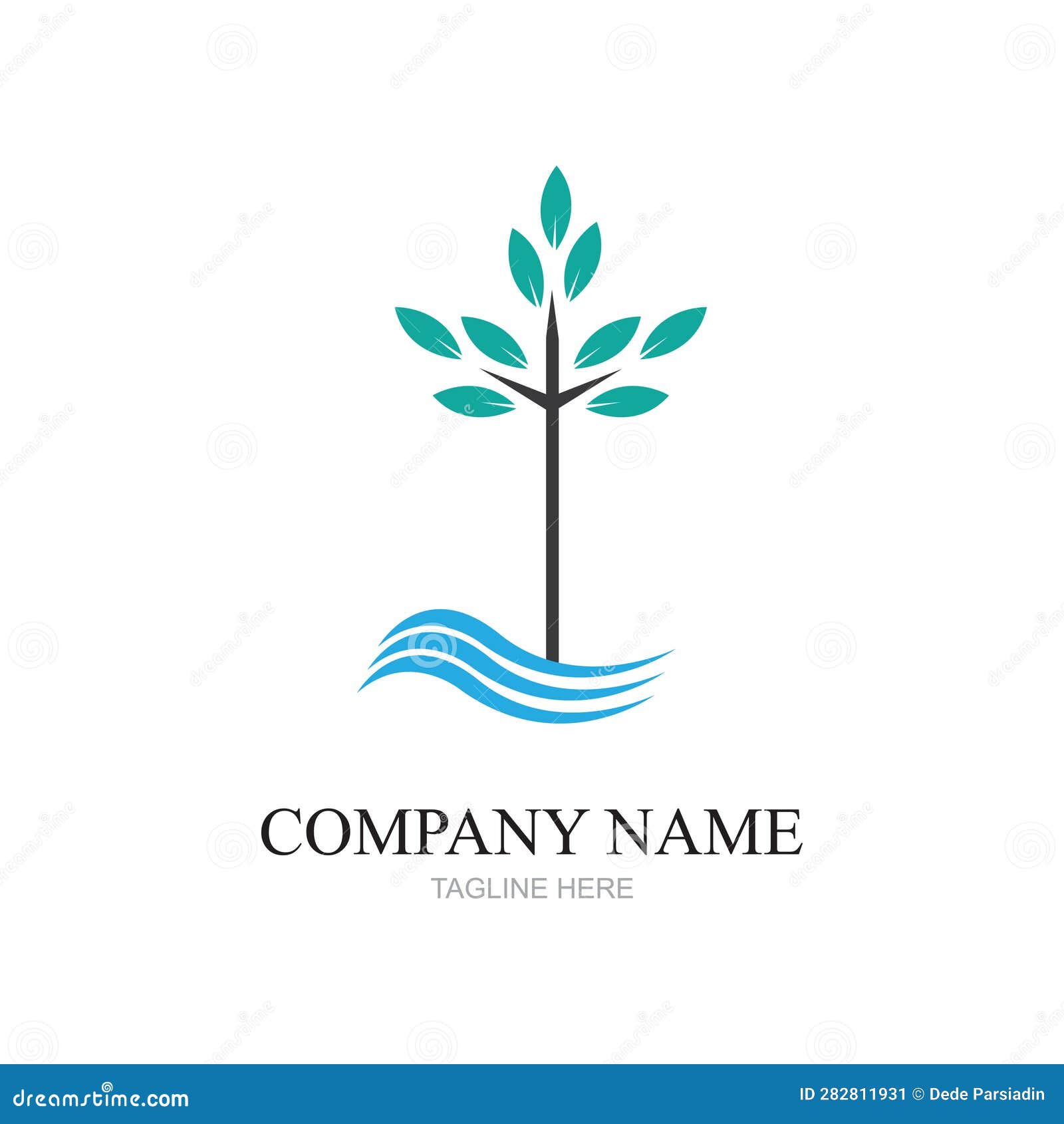 Mangrove Trees and Mangrove Forest Ecology Logo Design Vector Stock ...