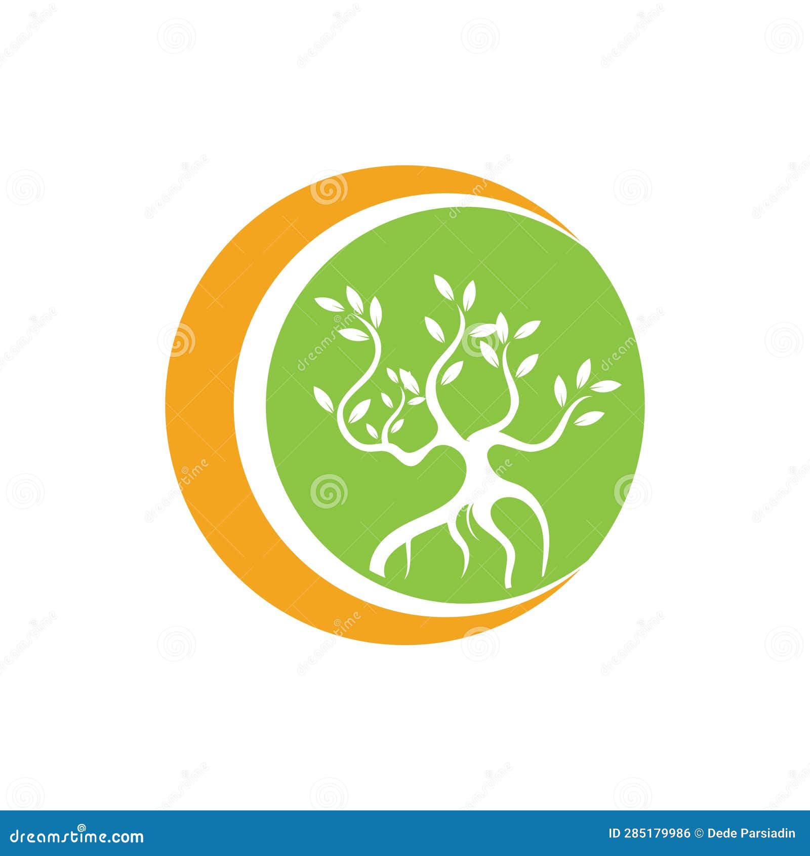 Mangrove Trees and Mangrove Forest Ecology Logo Design Vector Stock ...