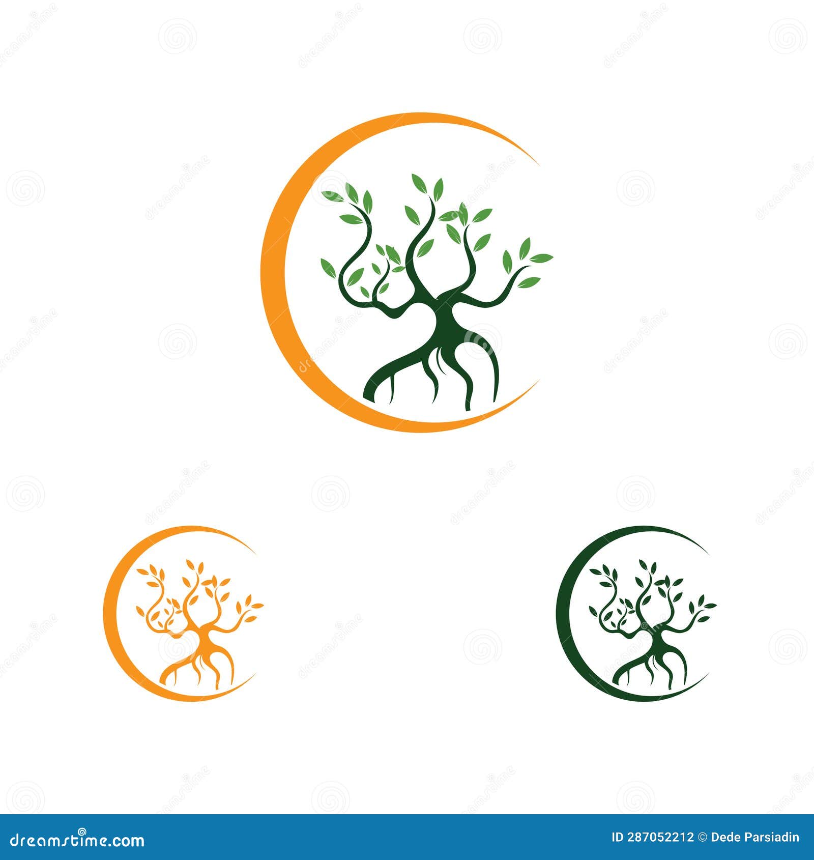 Mangrove Trees and Mangrove Forest Ecology Logo Design Vector Stock ...