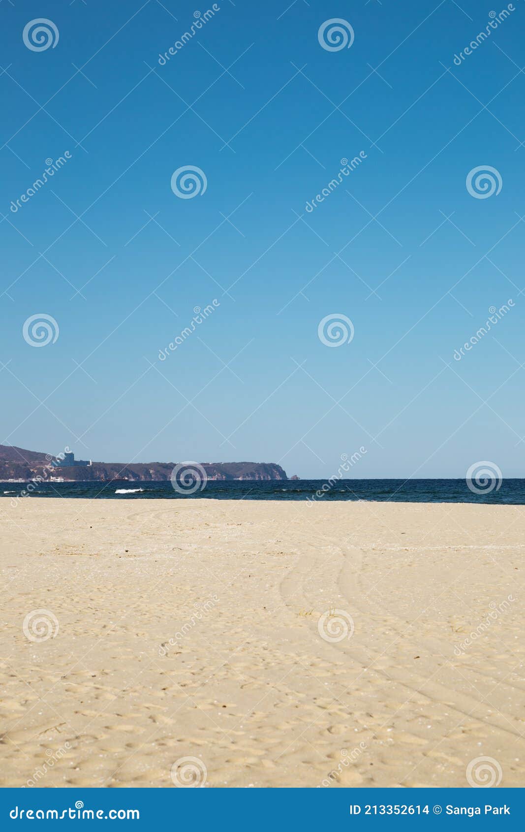 Mangsang Beach in Donghae, Korea Stock Photo - Image of horizon ...