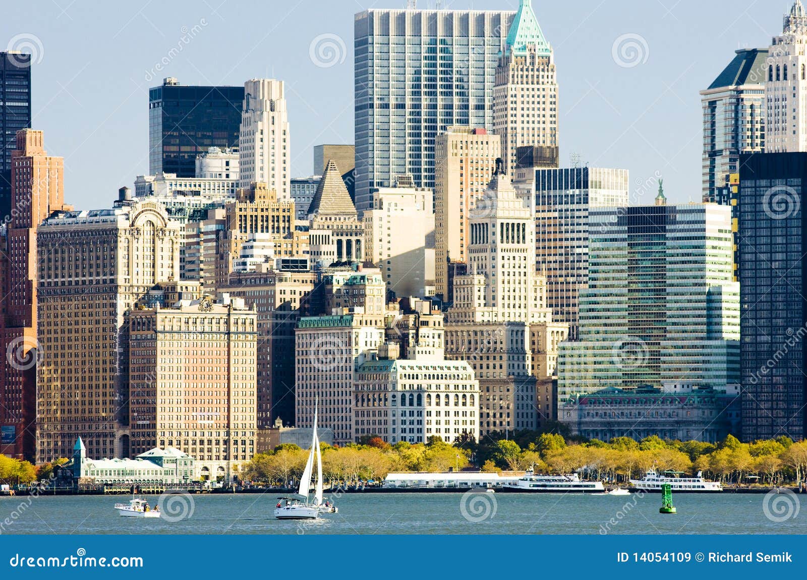 Manhattan stock image. Image of exterior, states, building - 14054109