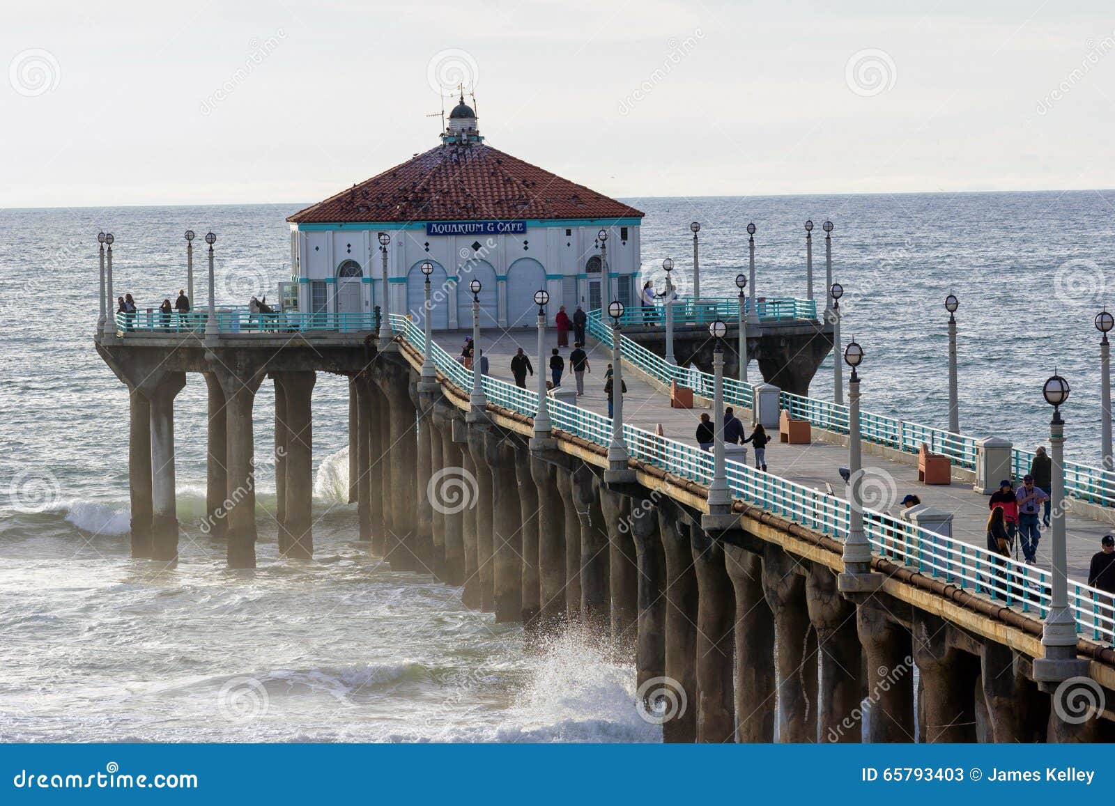 Manhattan Beach Pier, California Editorial Stock Photo - Image of ...