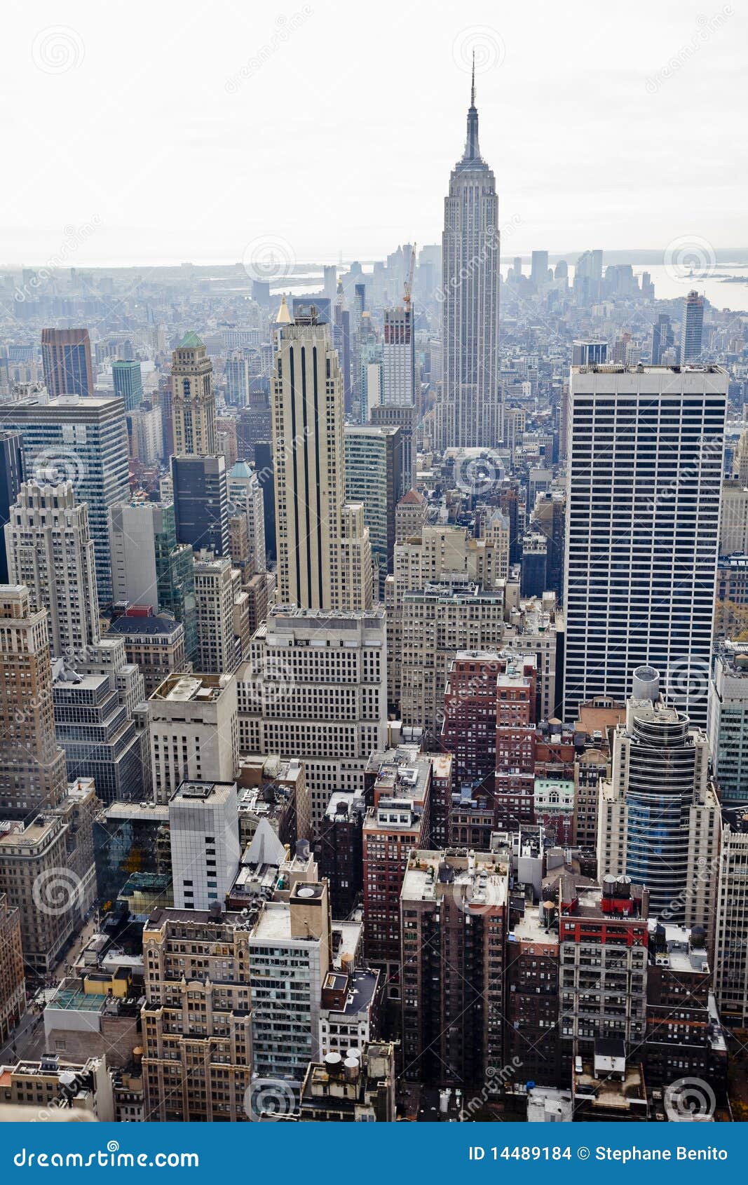 Manhattan buildings. stock photo. Image of tourism, tall - 14489184