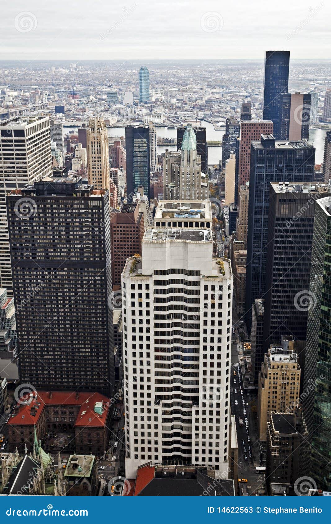 Manhattan buildings. stock image. Image of urban, tourism - 14622563