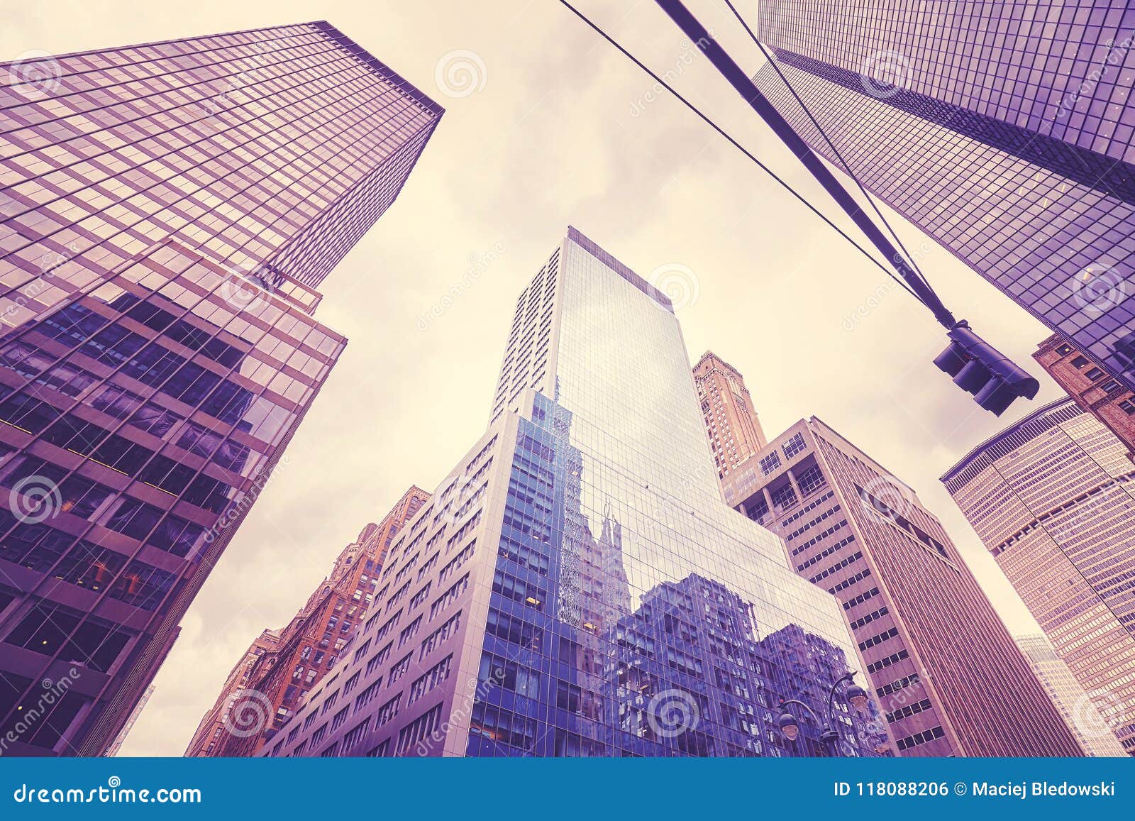 Manhattan Drapacze Chmur, Miasto Nowy Jork, Usa Zdjęcie Stock - Obraz ...