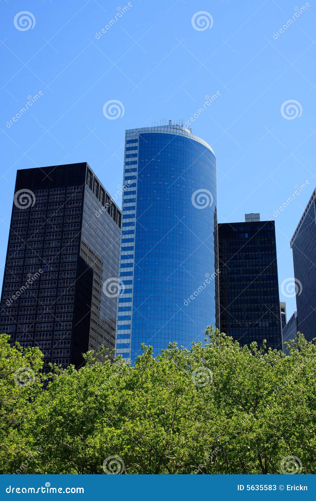 Manhattan Financial District Buildings Stock Image - Image of ...