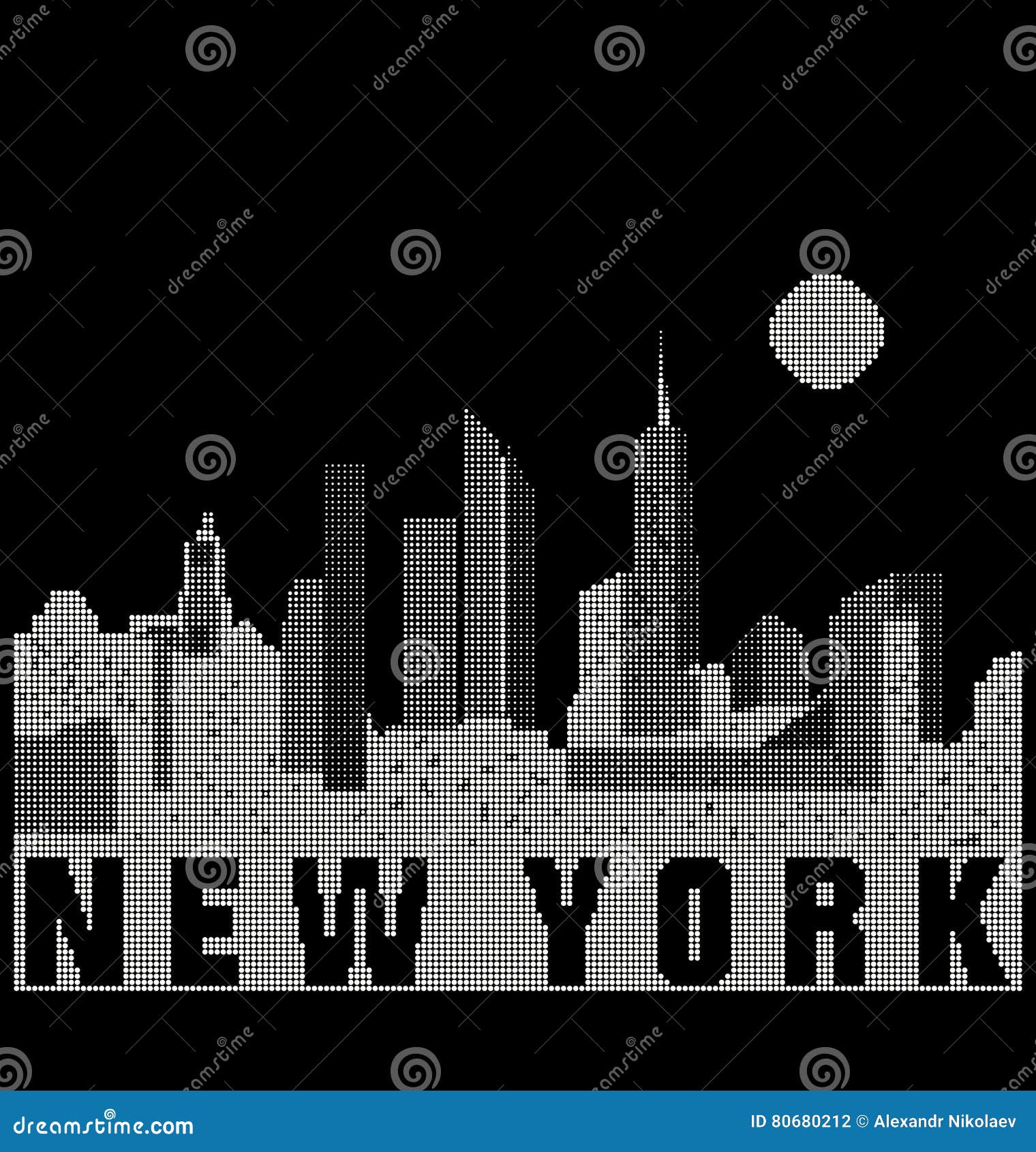 Manhattan Map Of Black Lines Of Automobile Roads Different Thickness On ...