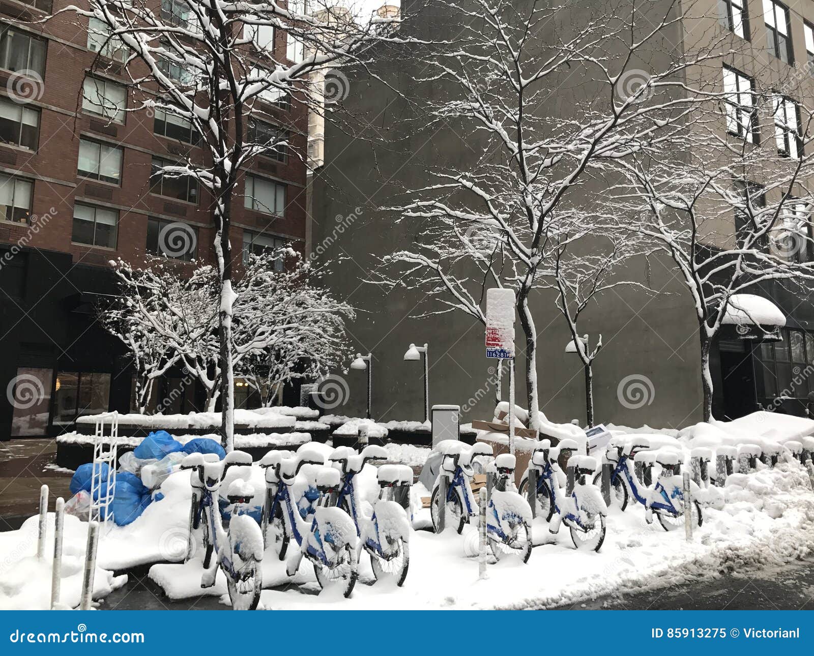 Manhattan View in the Winter, NYC Editorial Image - Image of beautiful ...