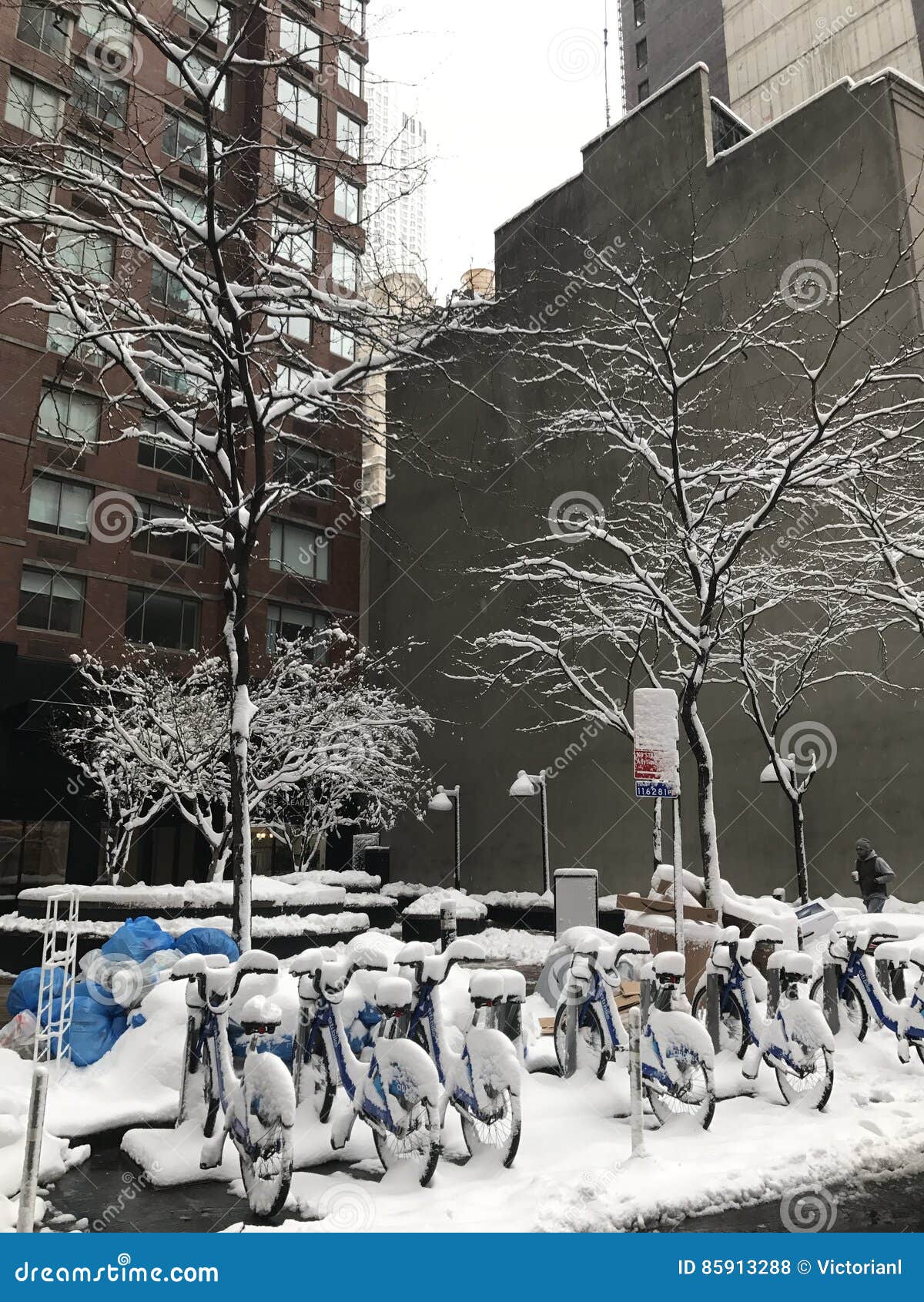 Manhattan View in the Winter, NYC Editorial Stock Photo - Image of ...