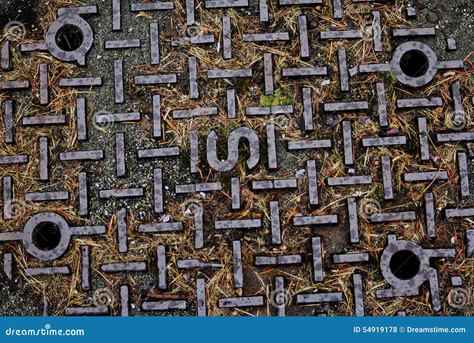 Textures: Manhole Cover Diamon Stock Photo | CartoonDealer.com #2447232