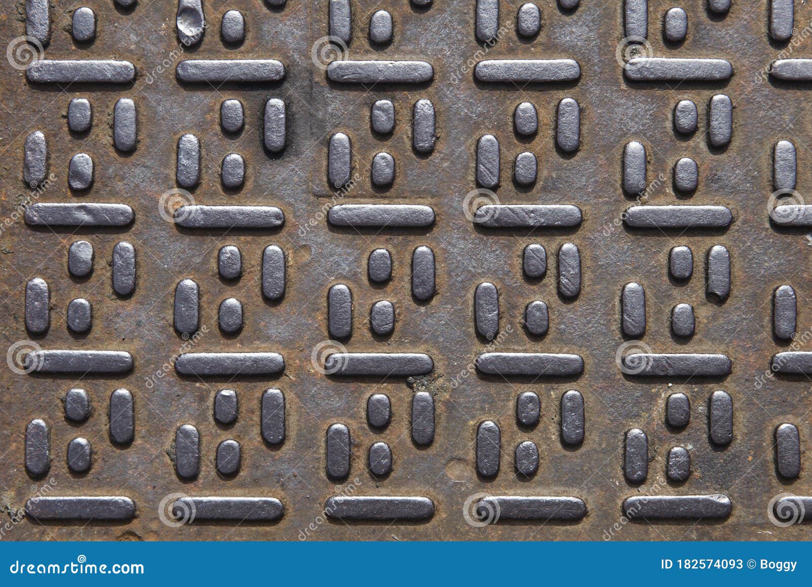 Manhole Cover Metallic Backdrop Stock Image - Image of steel, dark ...