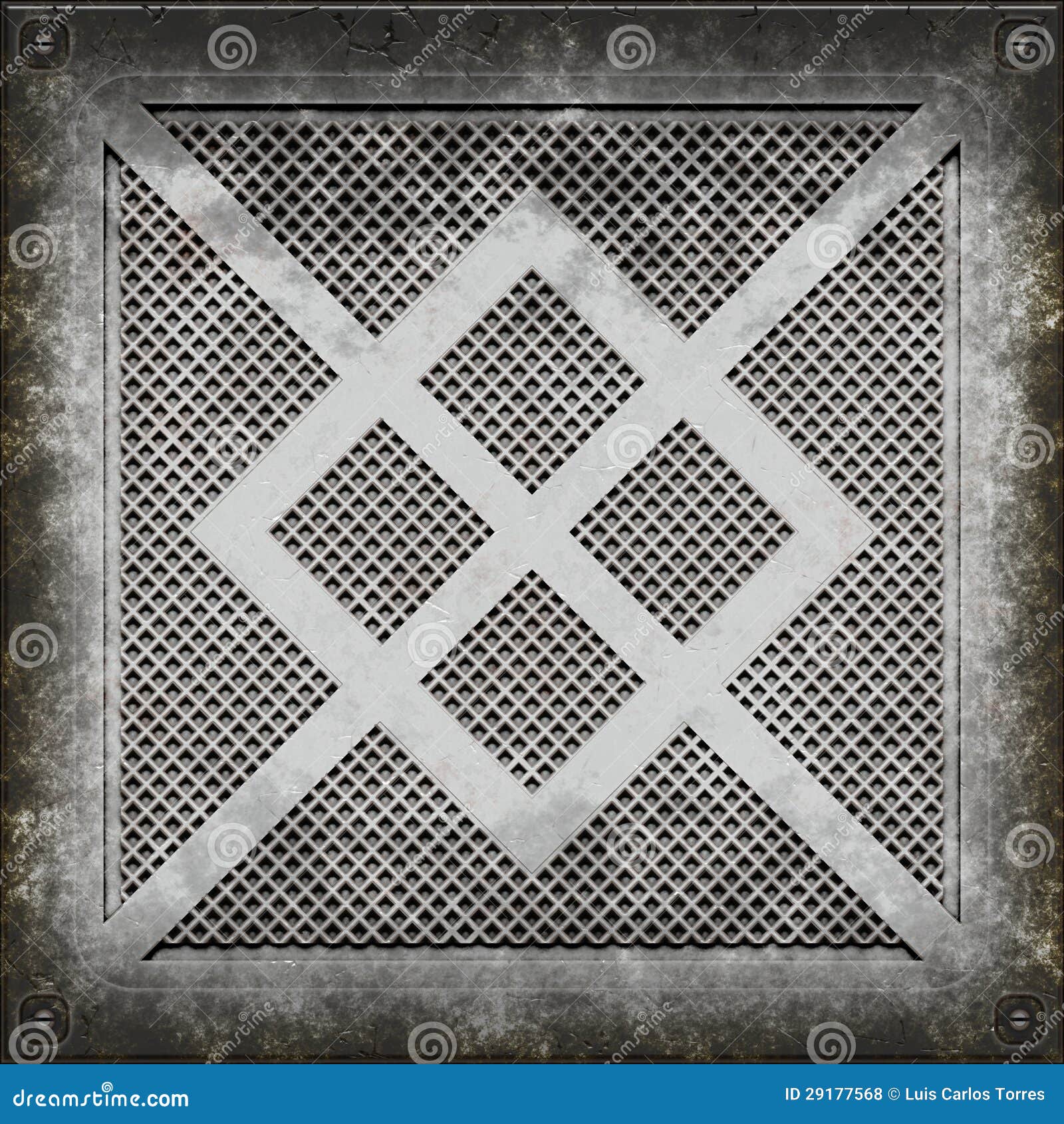 Manhole Cover (Seamless Texture) Stock Illustration - Illustration of ...