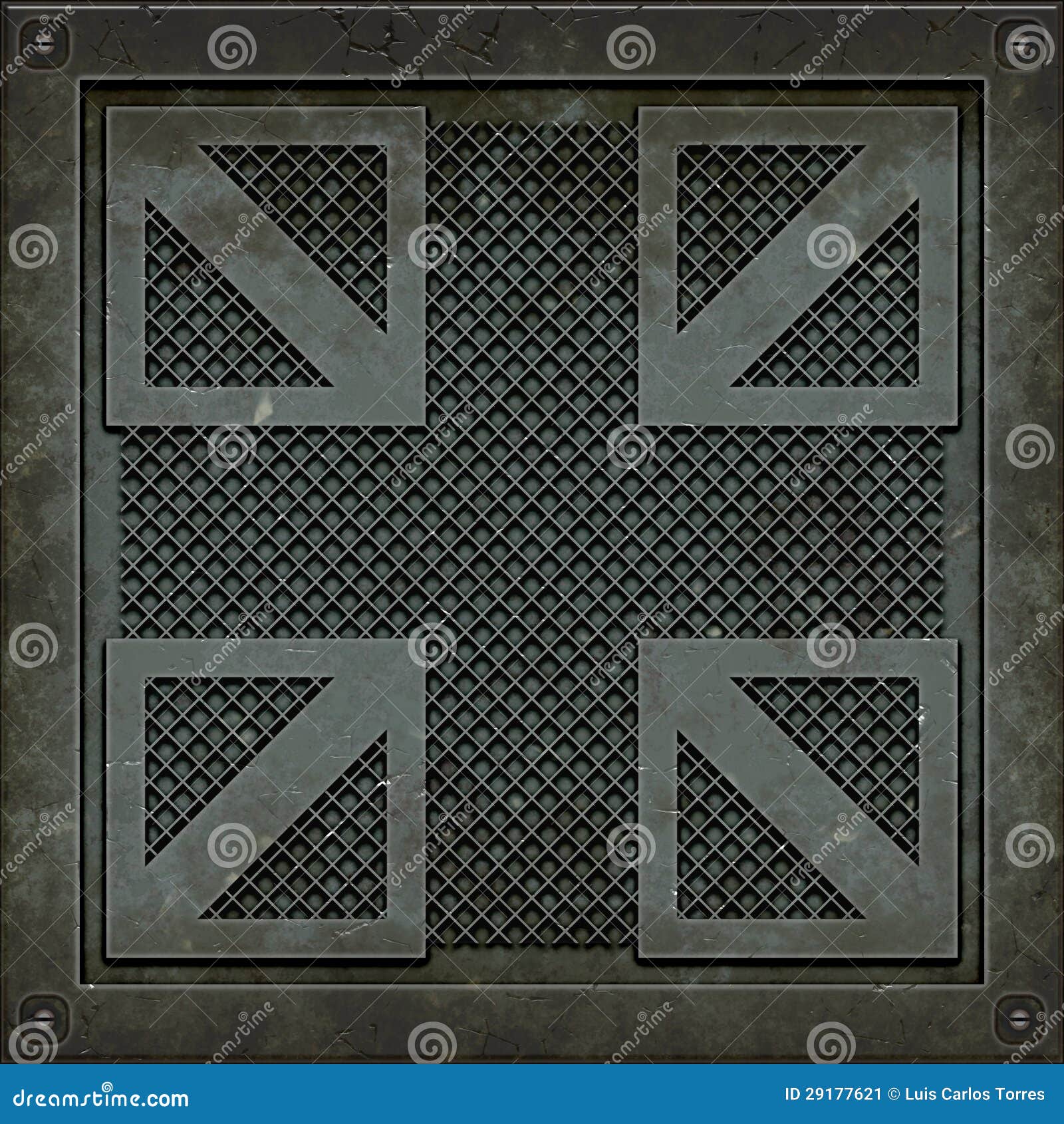 Manhole Cover (Seamless Texture) Stock Image - Image of metal, pattern ...