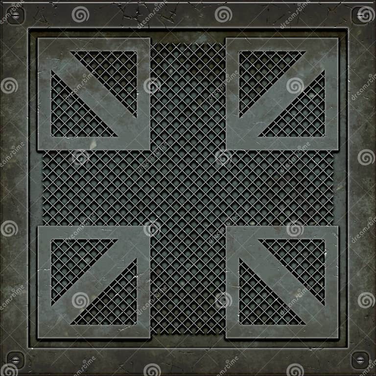 Manhole Cover (Seamless Texture) Stock Image - Image of metal, pattern ...