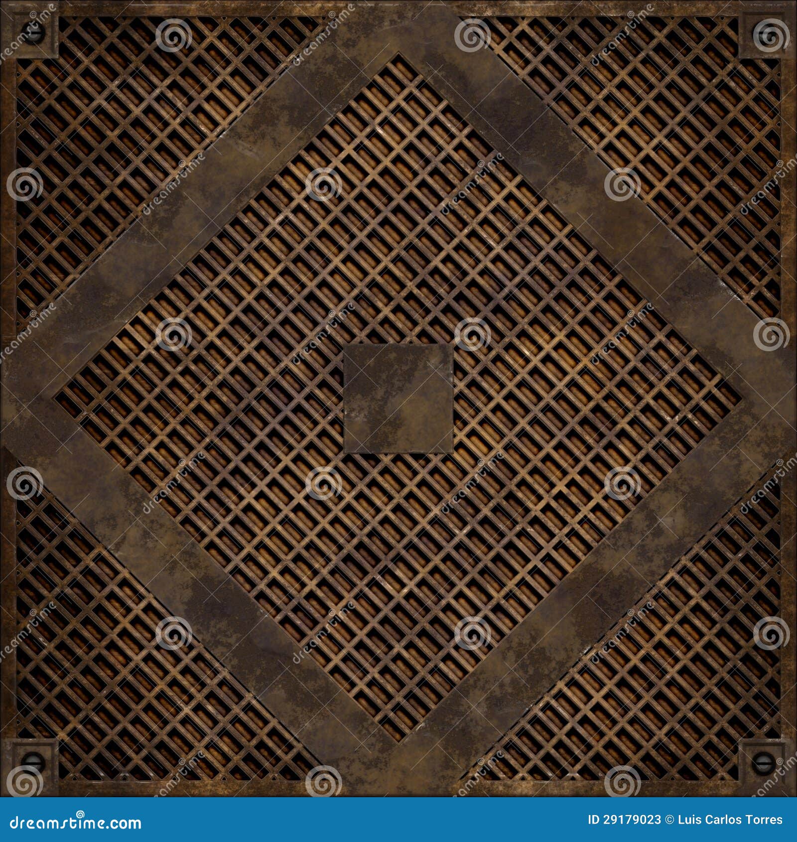Manhole Cover (Seamless Texture) Stock Illustration - Illustration of ...