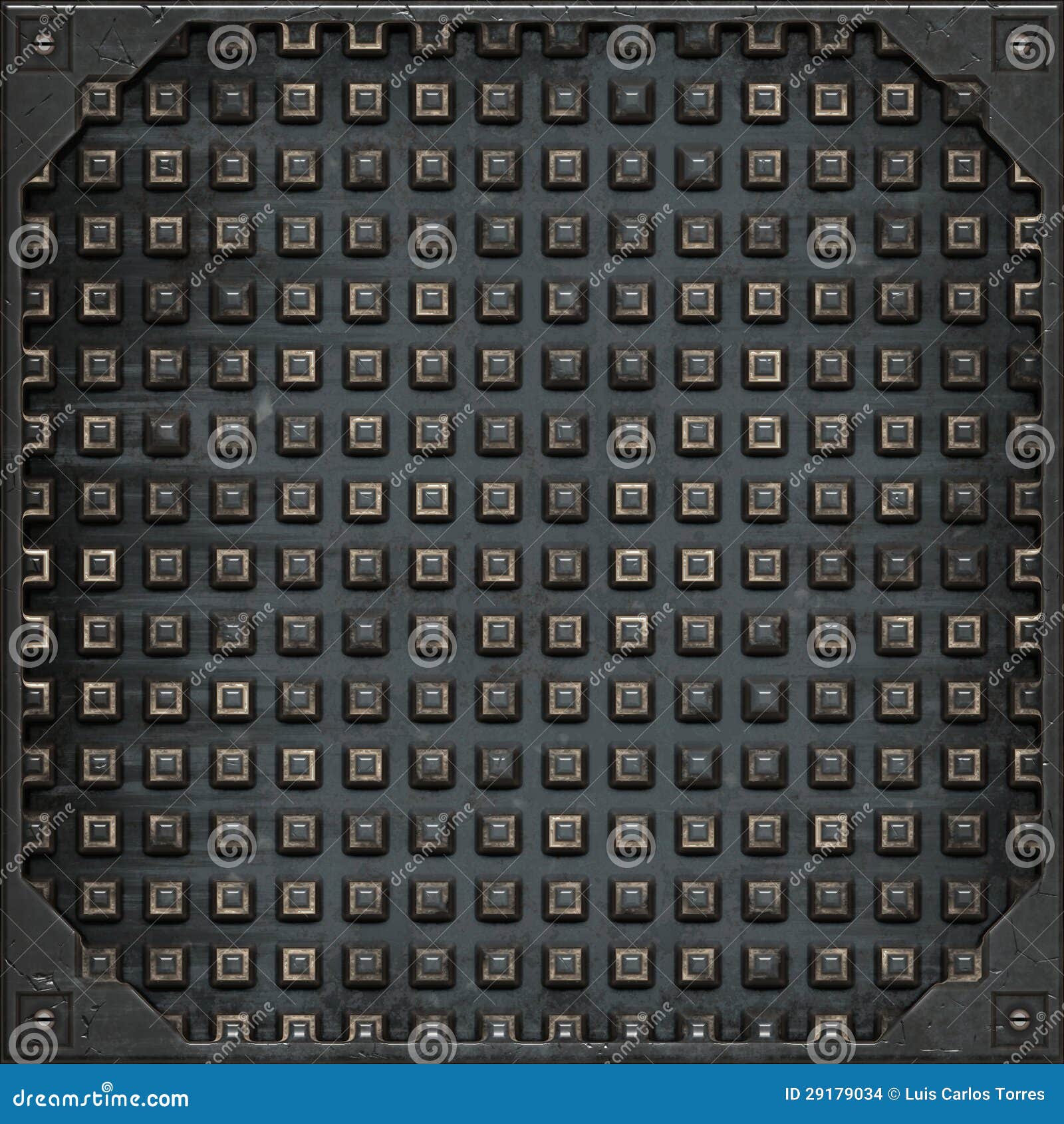 Manhole Cover (Seamless Texture) Stock Illustration - Illustration of ...