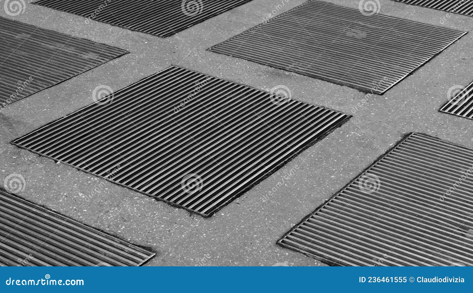 Manhole Grid Industrial Background Stock Image - Image of drain, rusted ...