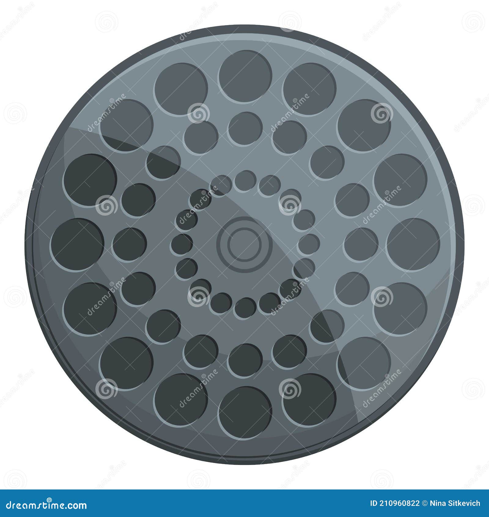 Manhole Icon, Cartoon Style Stock Vector - Illustration of garbage ...