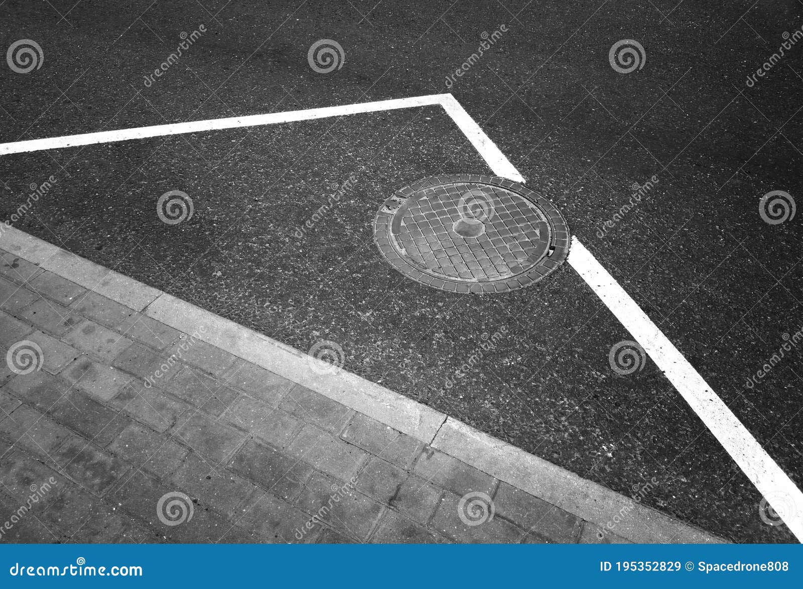 Manhole In The Road Stock Image | CartoonDealer.com #119047405