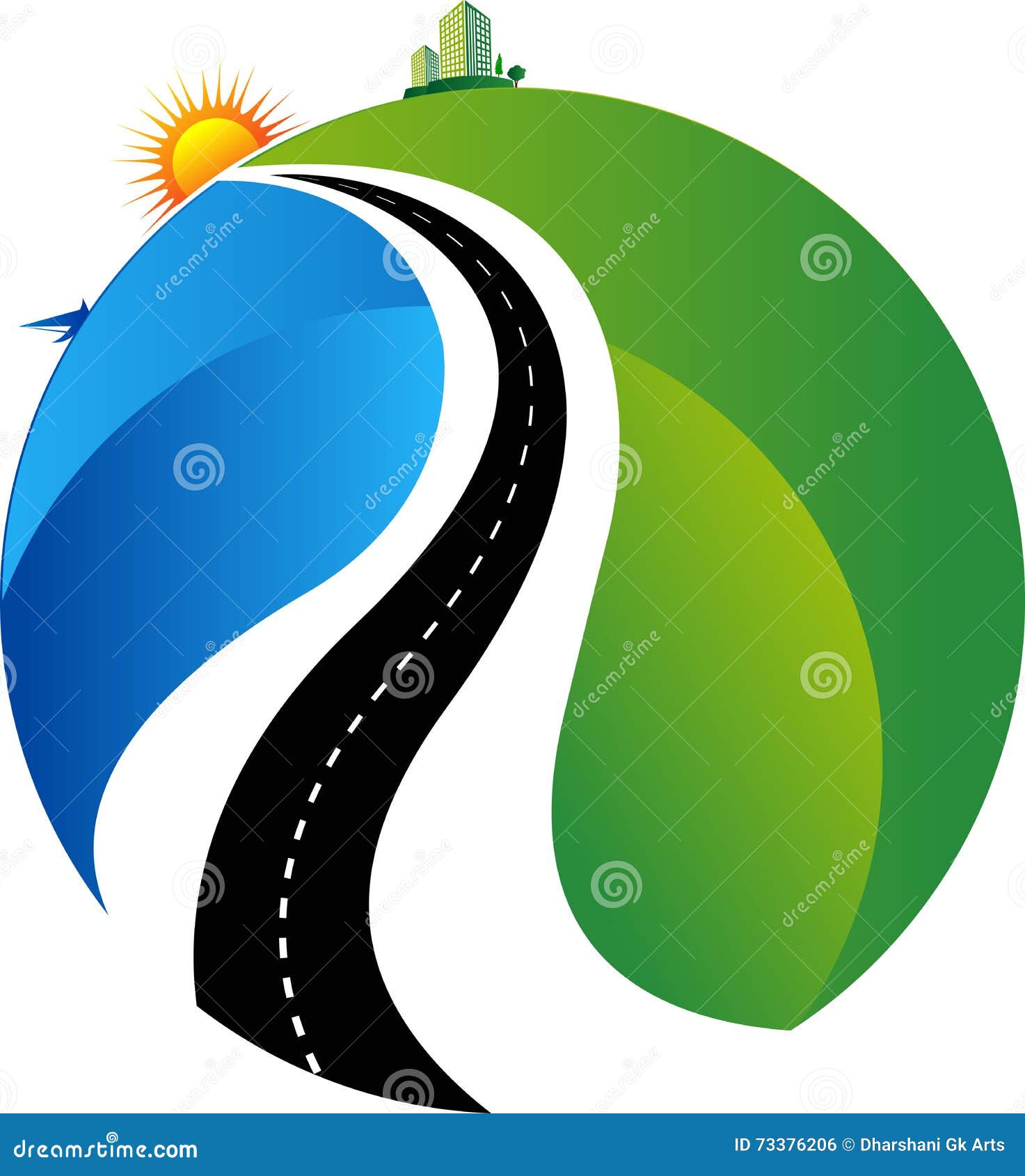 Manière Lumineuse De Viser Le Logo Illustration de Vecteur ...