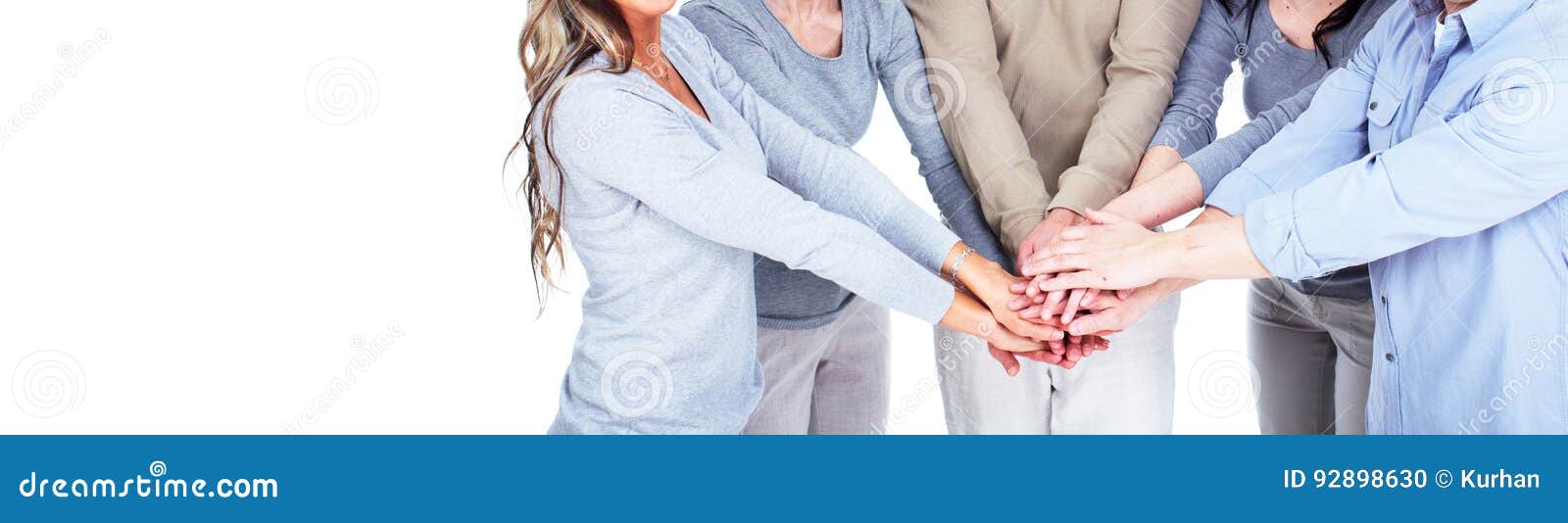 Mani della gente insieme fotografia stock. Immagine di maschio - 92898630