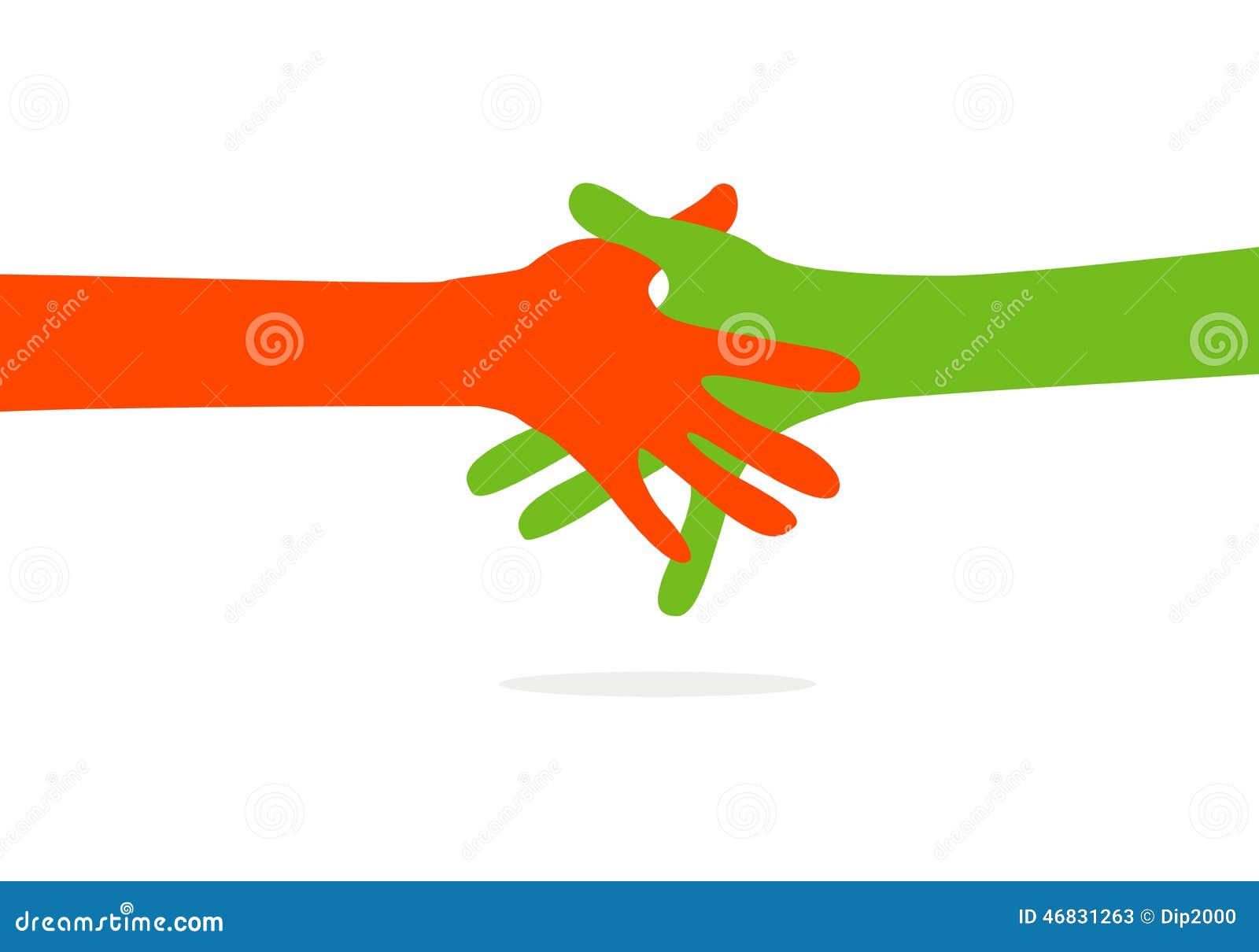 Mani insieme illustrazione vettoriale. Illustrazione di icona - 46831263