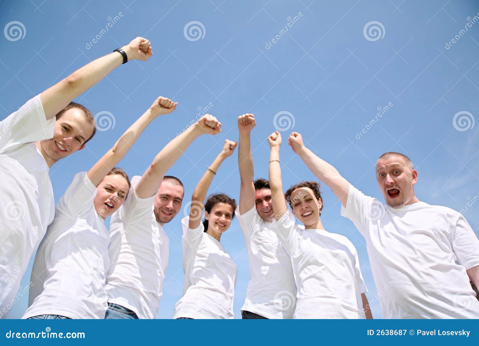 Mani in su immagine stock. Immagine di gruppo, maschio - 2638687