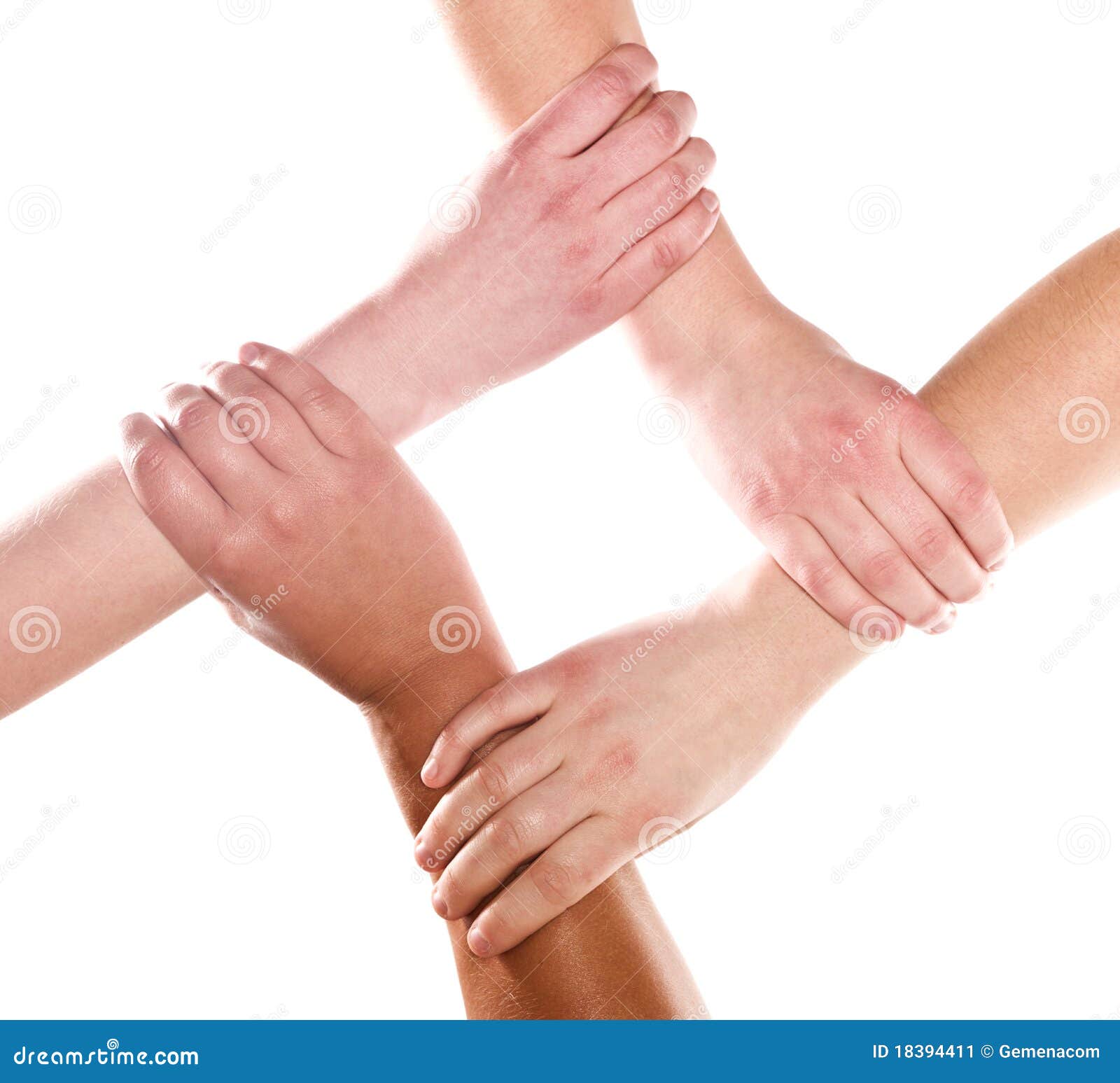 Mani umane che si tengono immagine stock. Immagine di supporto - 18394411