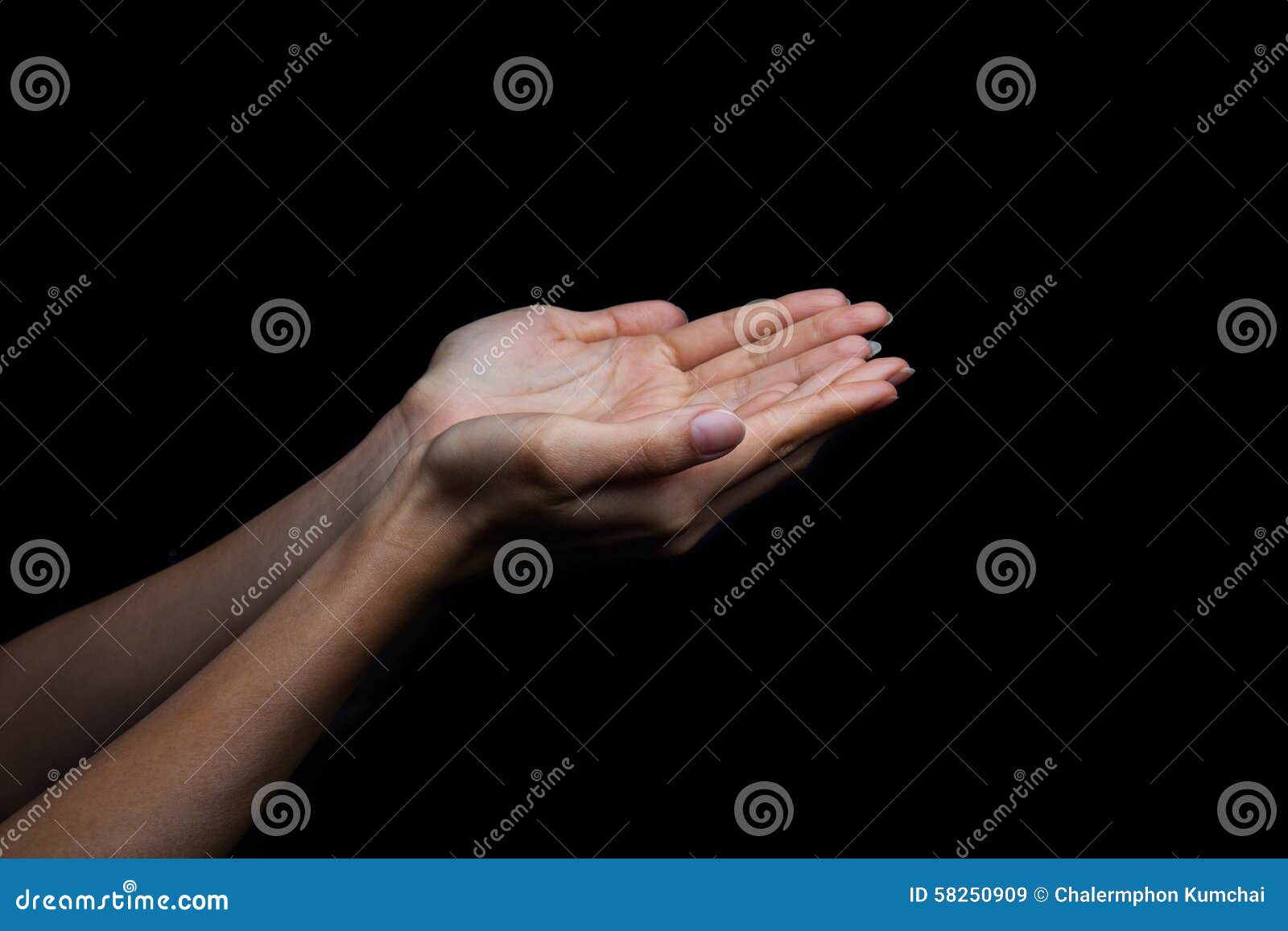 Mani umane della preghiera immagine stock. Immagine di fedele - 58250909