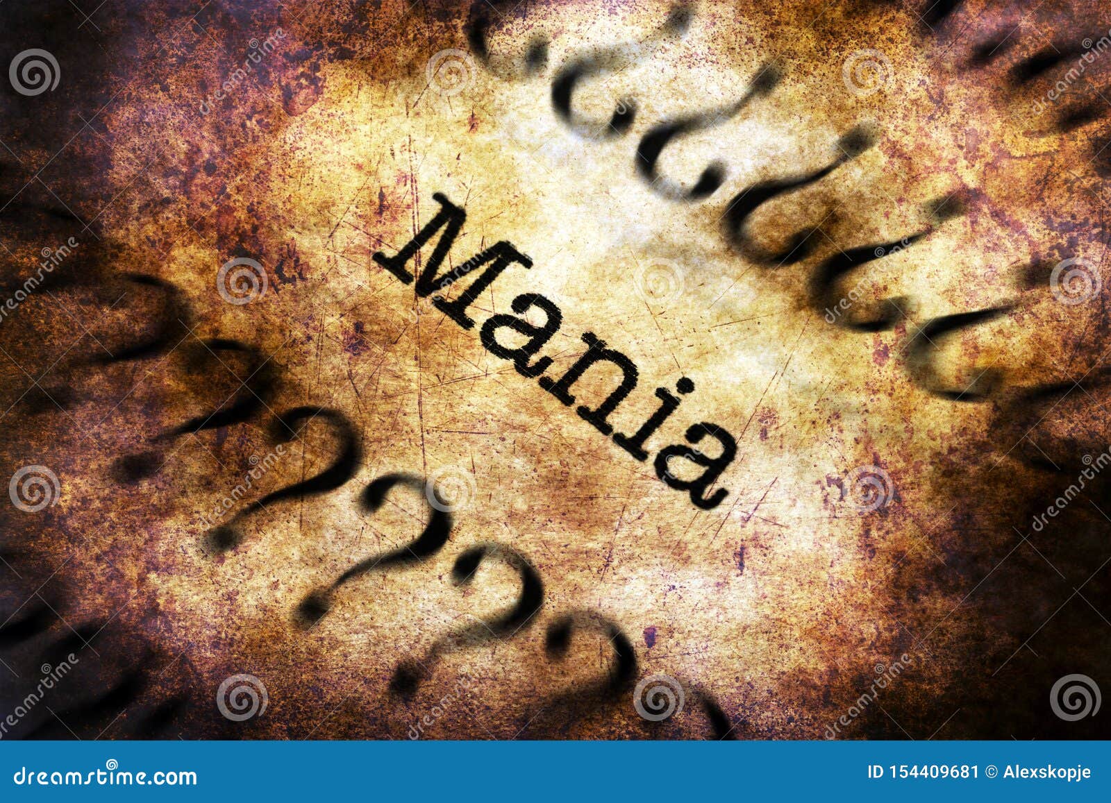 Mania Disease Grunge Concept Stock Image - Image of crisis, deficit ...