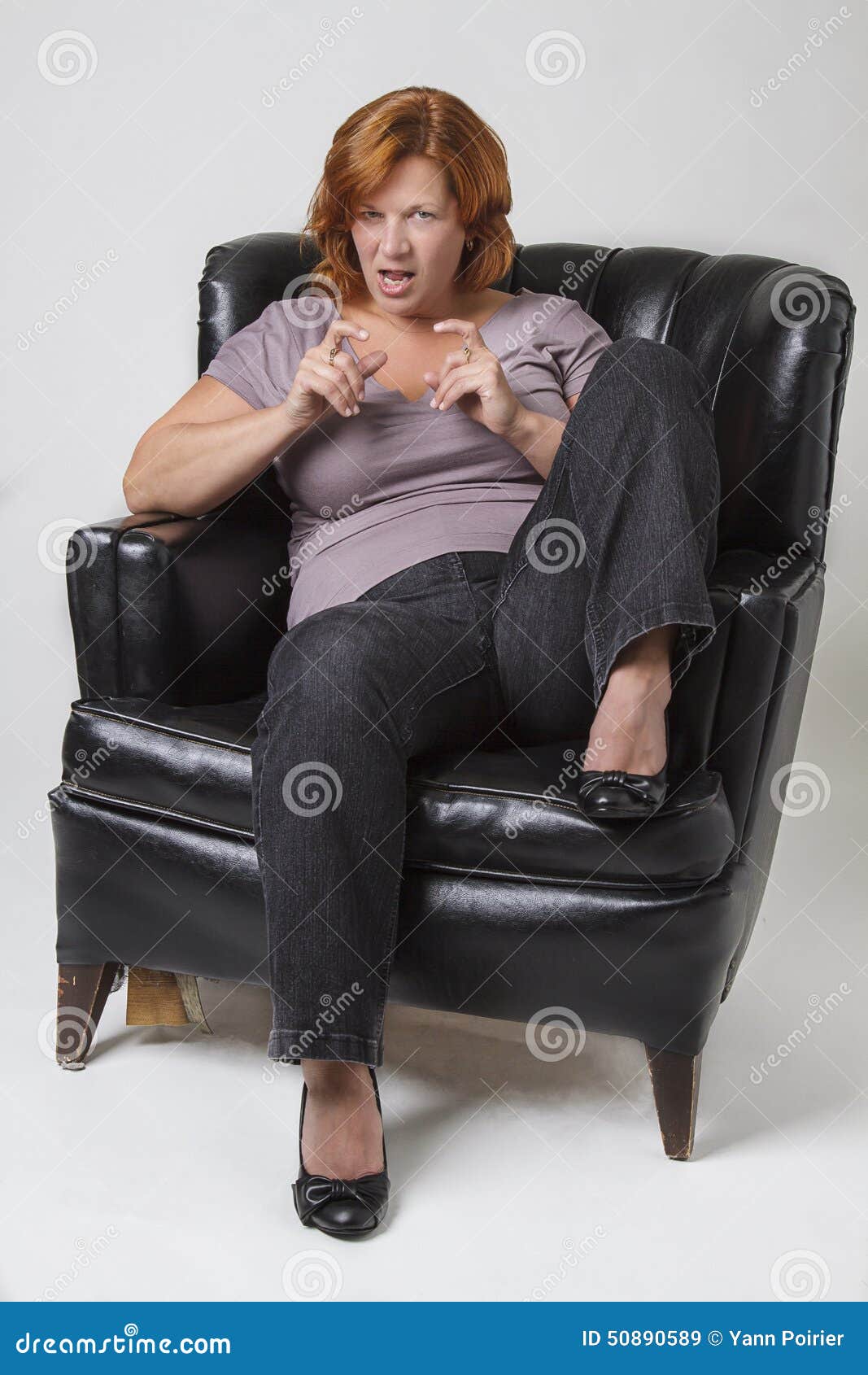 Maniacle woman stock image. Image of modern, loveseat - 50890589