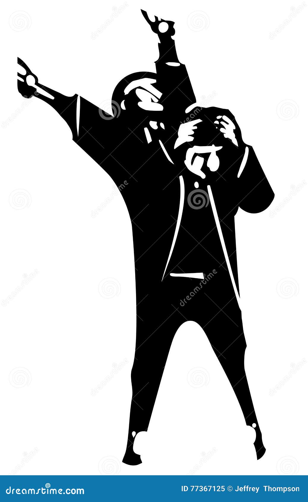 Manic Depressive Man stock vector. Illustration of bipolar - 77367125