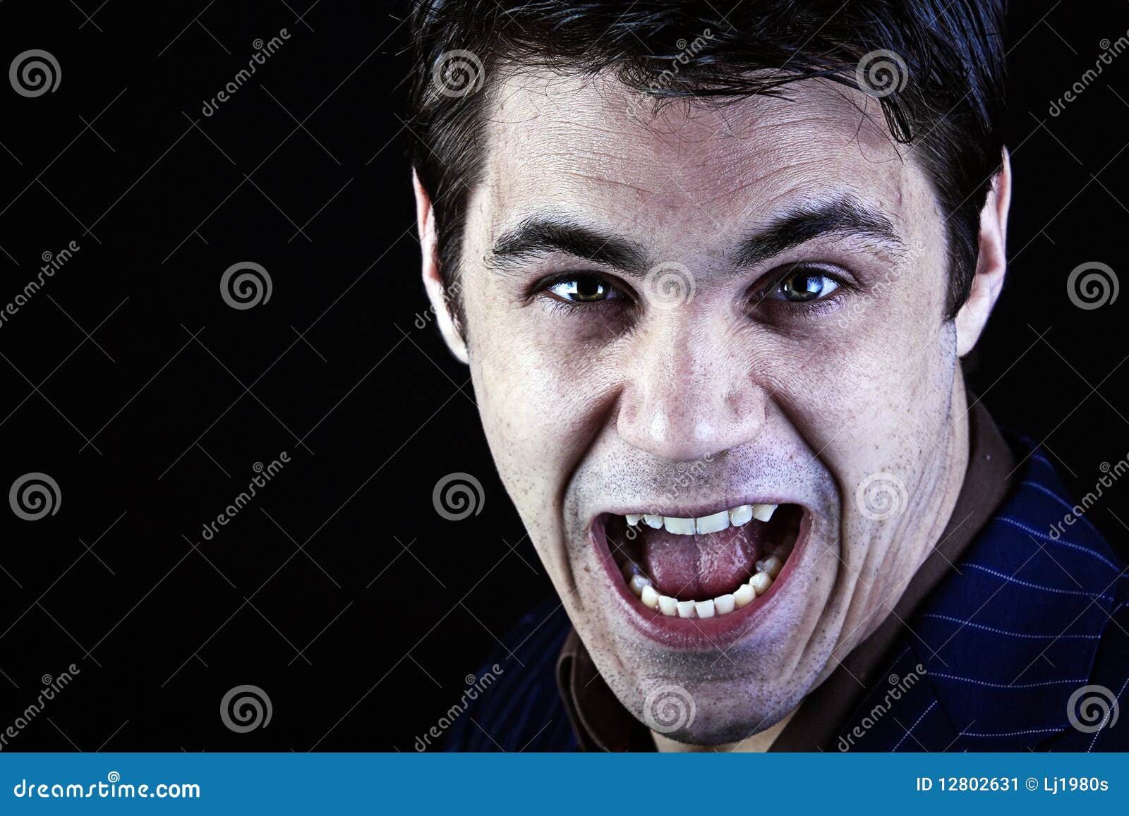 Manic devil stock image. Image of angry, fierce, male - 12802631